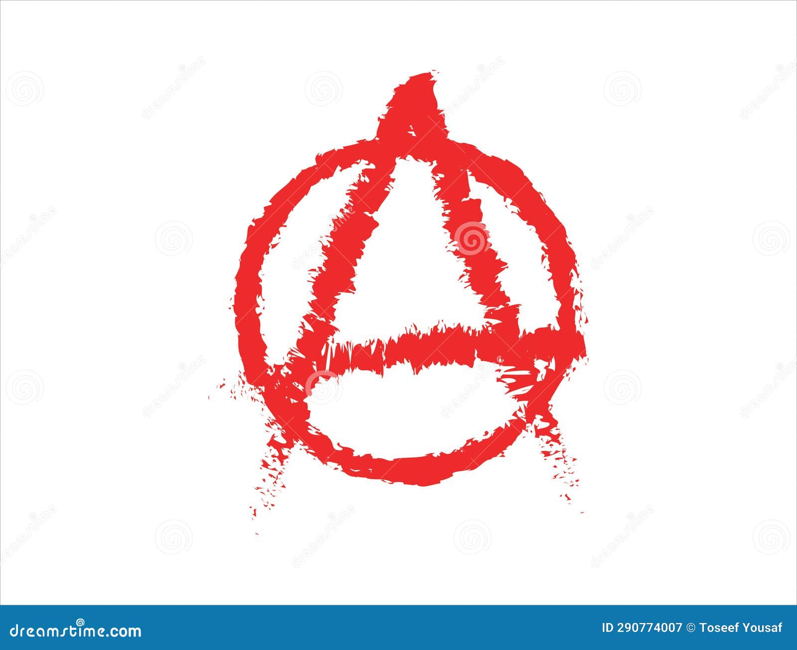 Anarchy Symbol Vector Art White Background Stock Vector - Illustration ...
