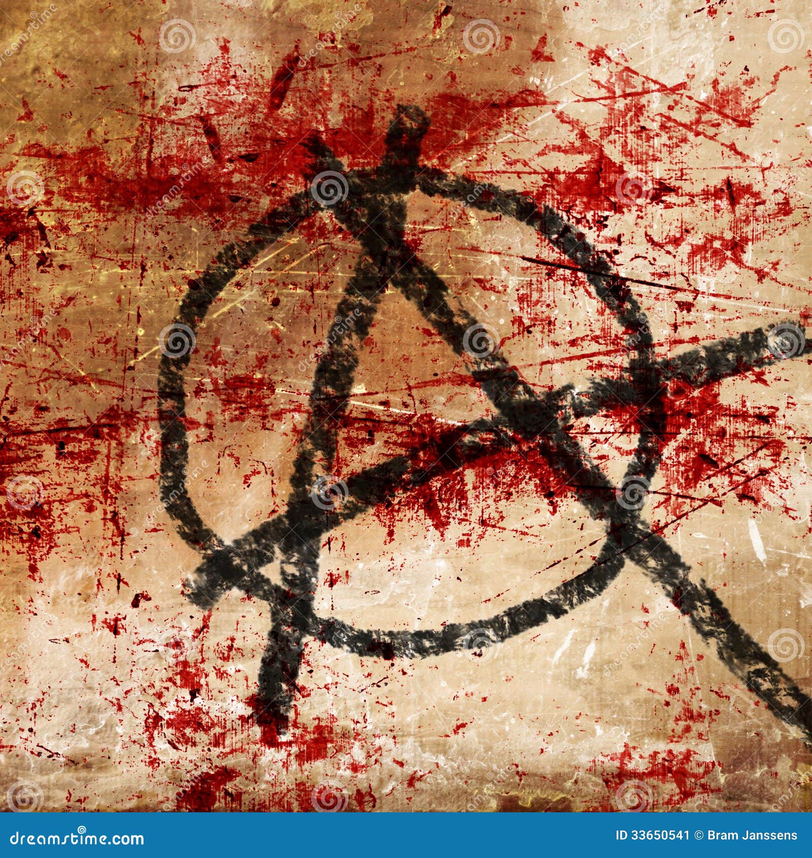 Anarchy Symbol. Letter A Symbol Vector Illustration | CartoonDealer.com ...