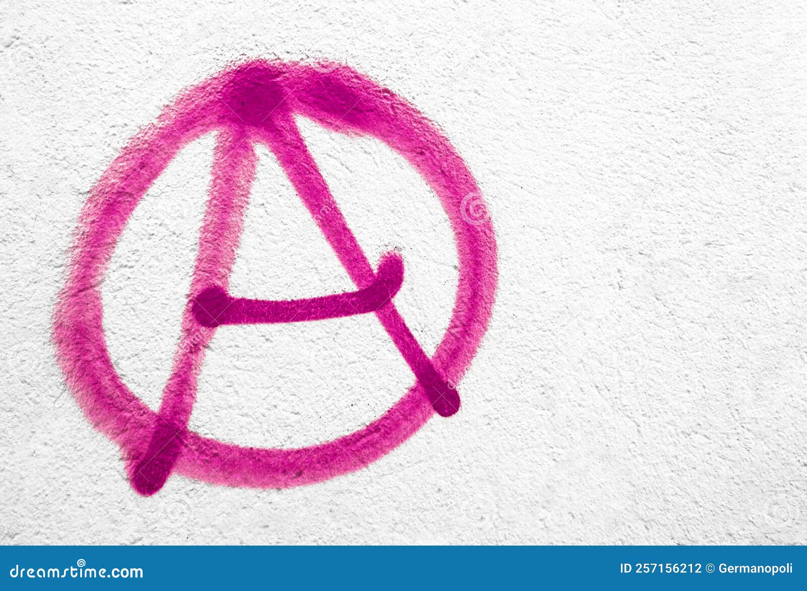 Anarchy Symbol Graffiti Royalty-Free Stock Photo | CartoonDealer.com ...