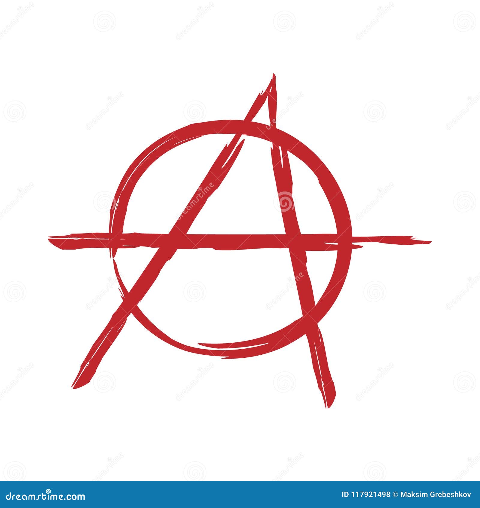 Anarchy Symbol. Vector Sign Stock Vector - Illustration of protest ...