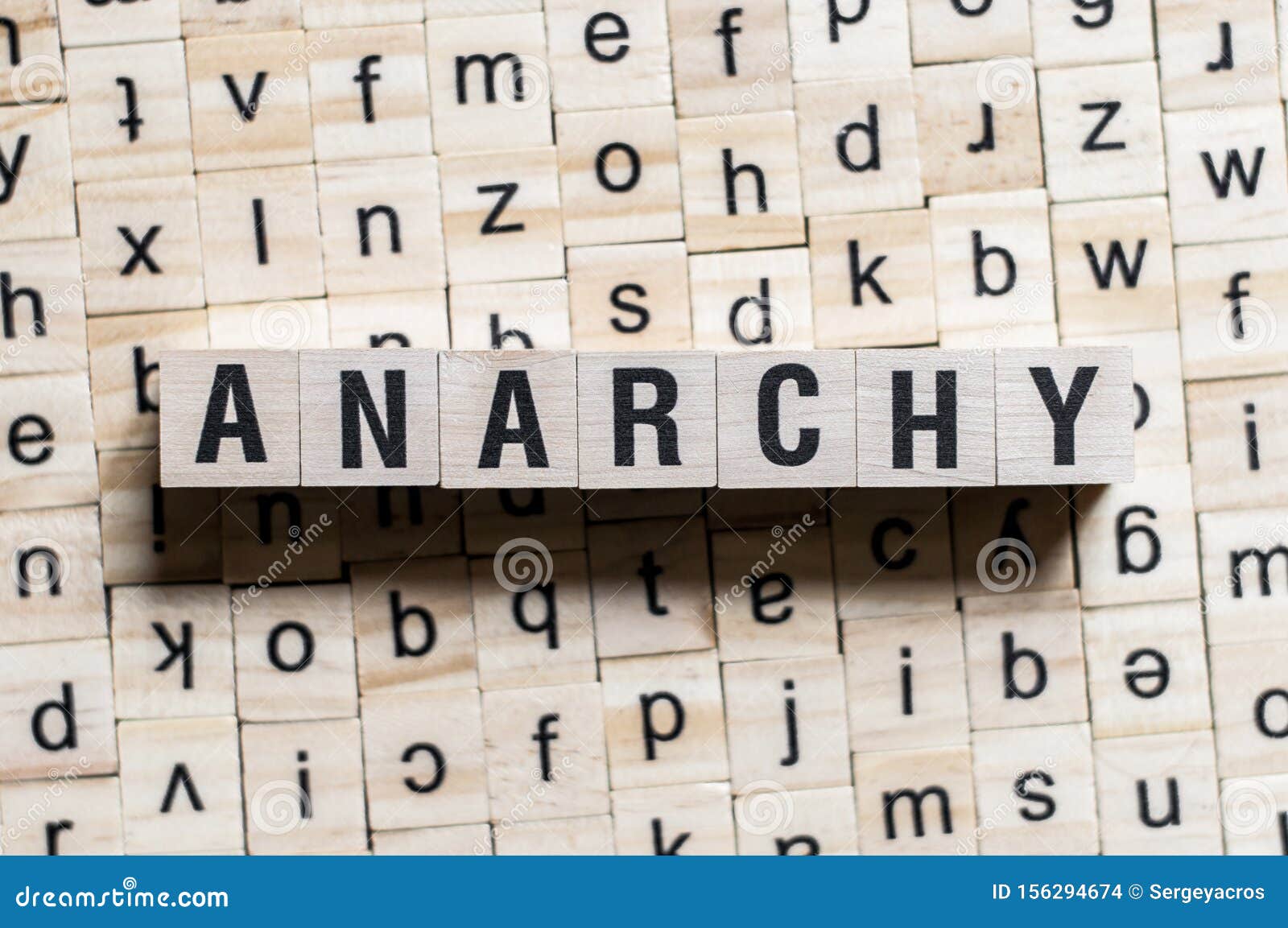 Anarchy word concept stock photo. Image of mutinity - 156294674
