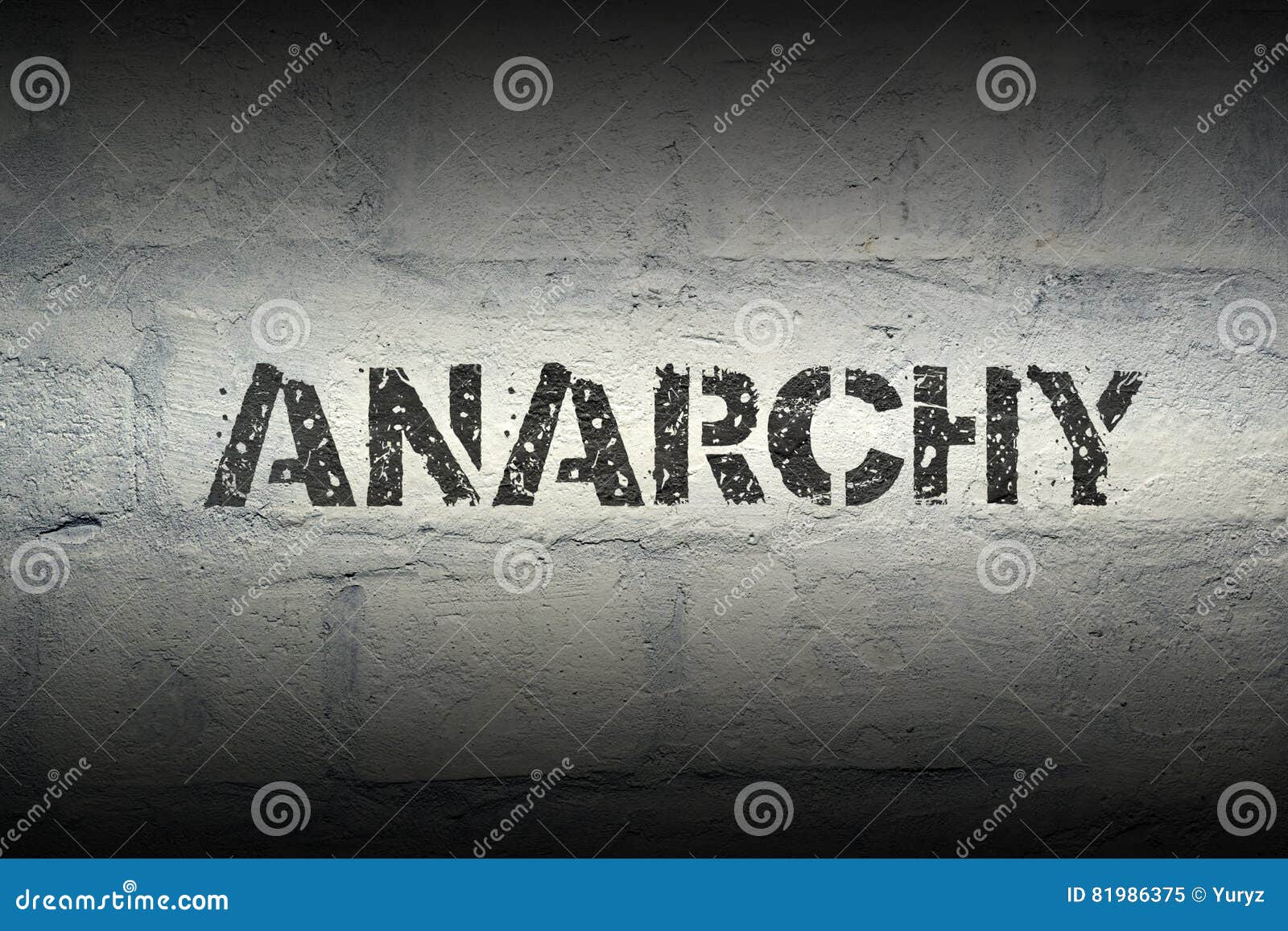 Anarchy WORD GR stock image. Image of policy, gradient - 81986375