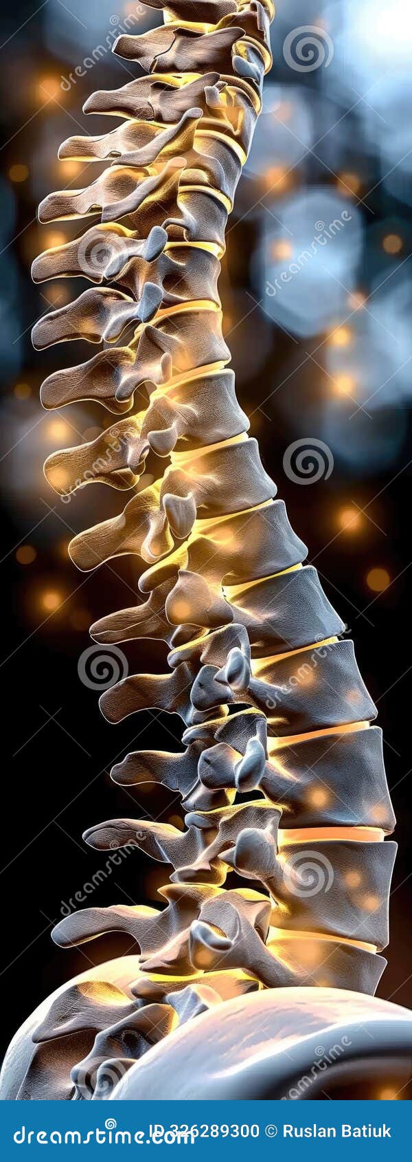 Anatomical Image : Visual of Spine, Intricate Structure and Alignment ...