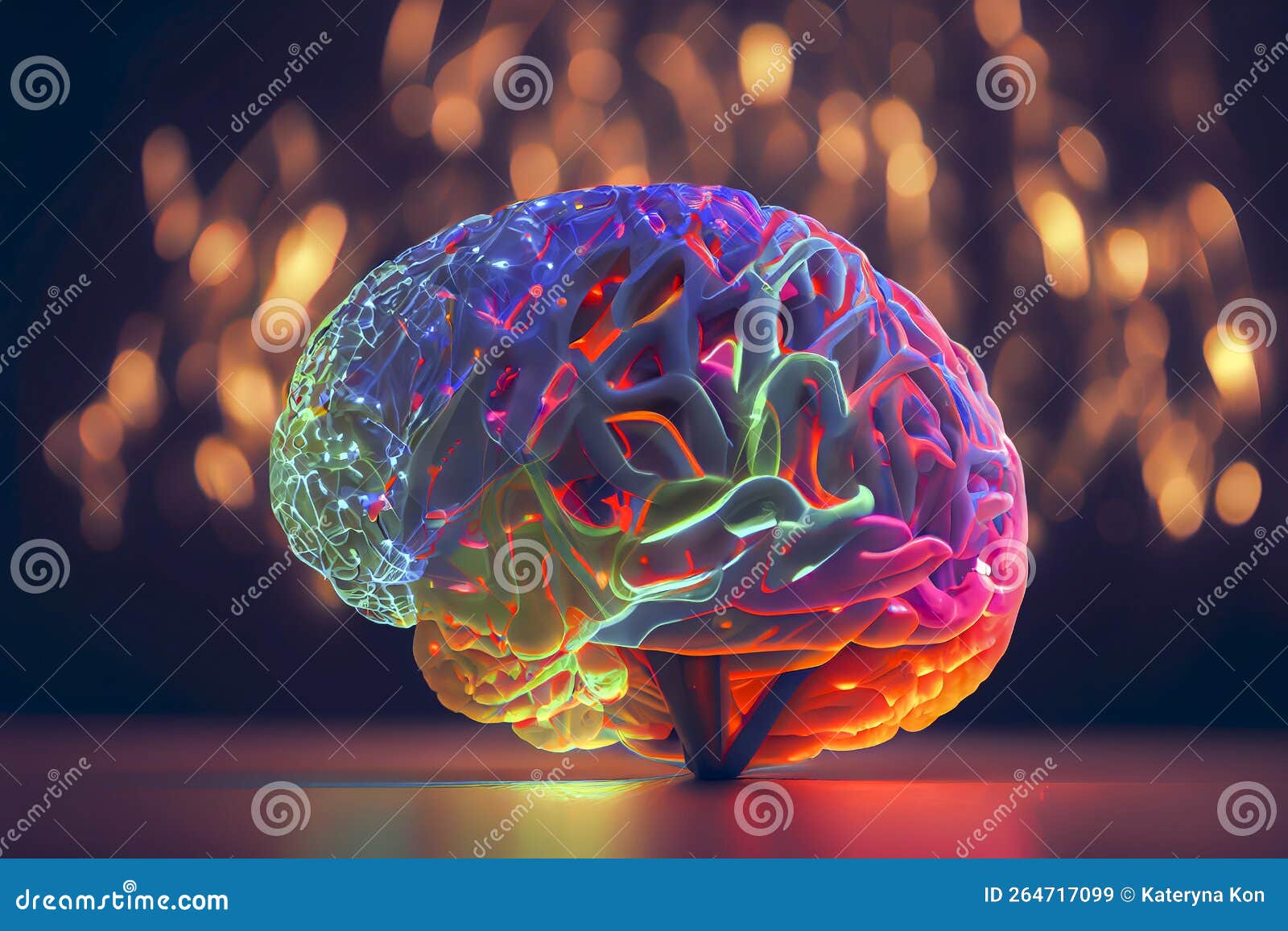 Hyperrealistic Brain Receptors: Immune Deficiency Unveiled In Rococo ...