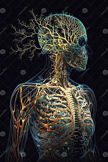 Anatomical Structure of Human Body of Biological Robot of Future with ...