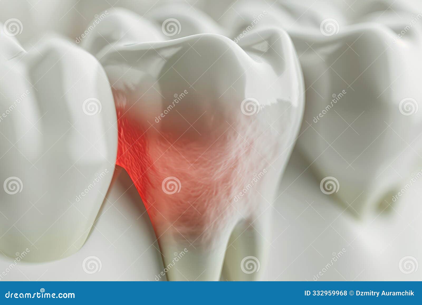 Anatomically Accurate 3D Illustration of Wisdom Teeth Impacted in the ...