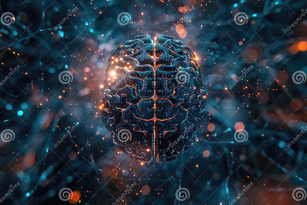 Anatomy of the Human Brain, Illustrating Its Internal Structure and ...