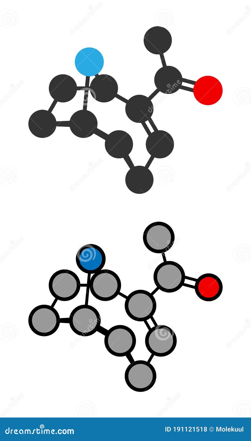 Anatoxin-a (very Fast Death Factor, VFDF) Molecule Stock Vector ...