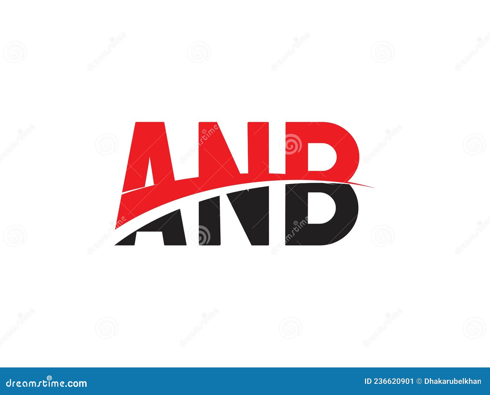ANB Letter Initial Logo Design Vector Illustration Stock Vector ...