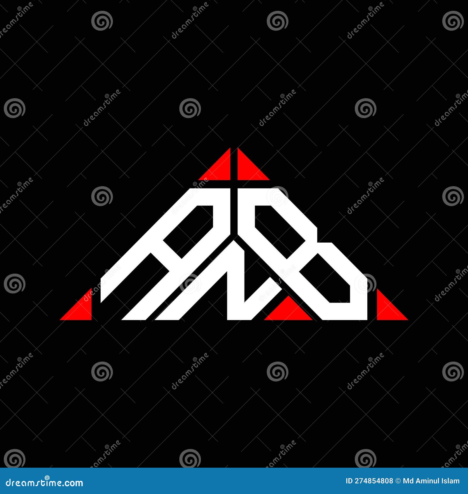 ANB Letter Logo Creative Design with Vector Graphic, ANB Simple and ...