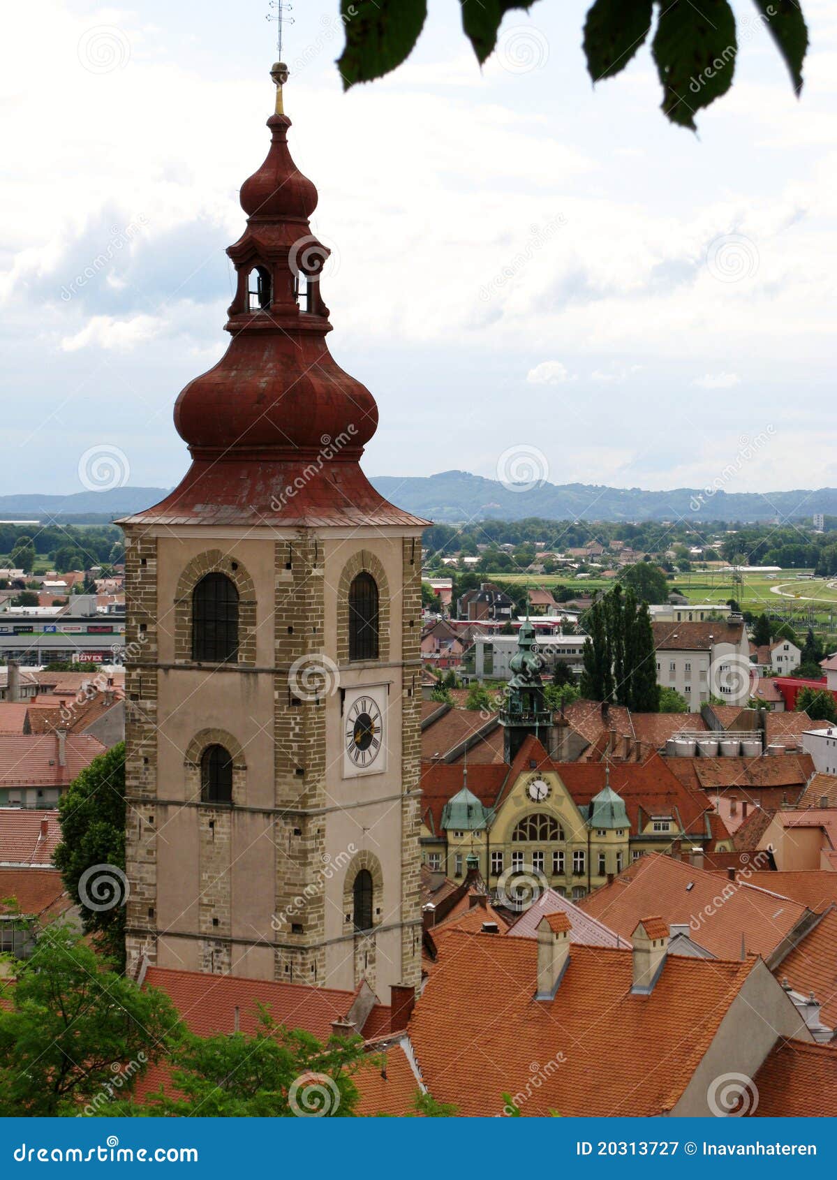 Anblick in Der Mitte Von Ptuj Stockbild - Bild von stadt, häuser: 20313727