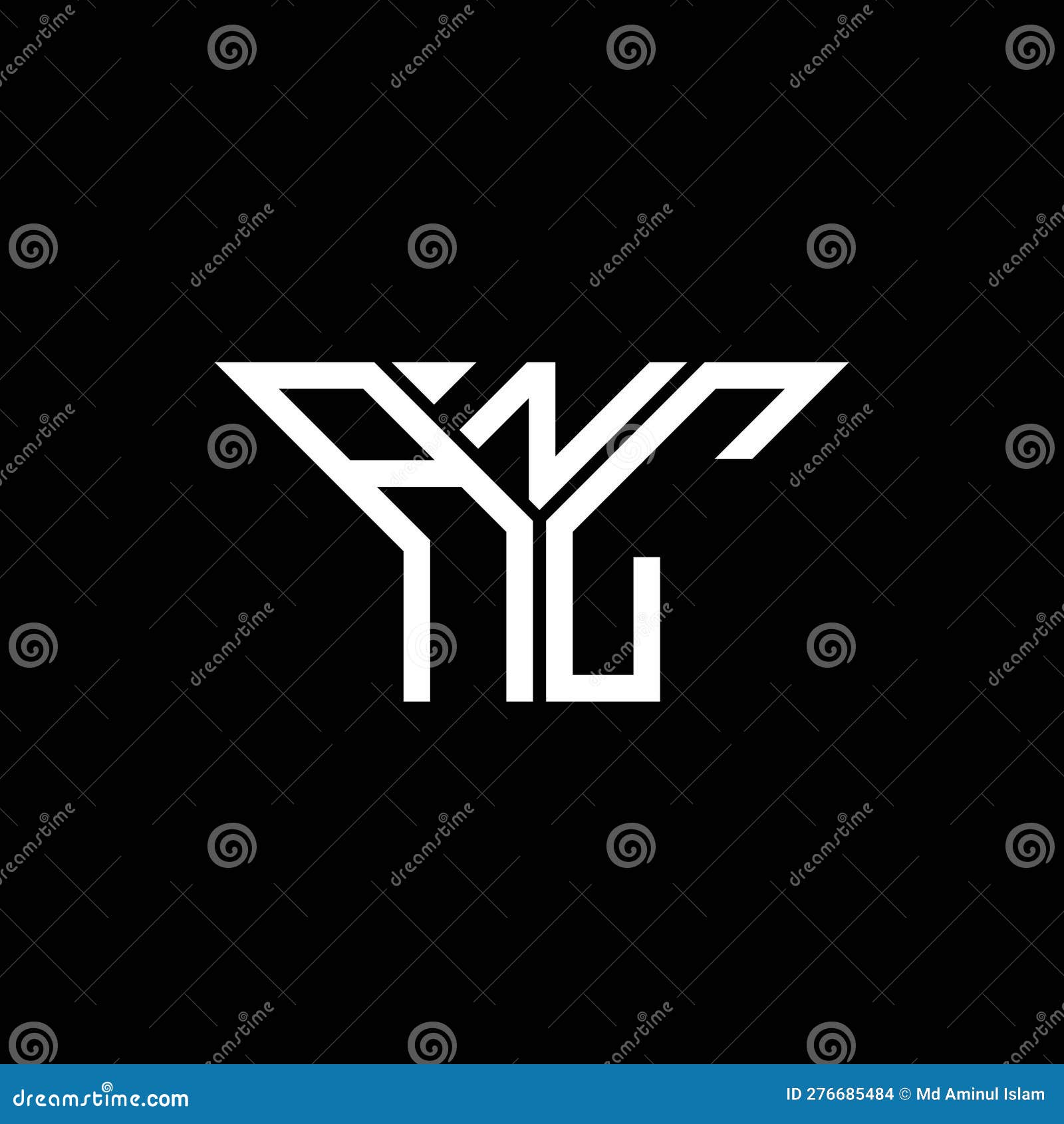 ANC Letter Logo Creative Design with Vector Graphic, ANC Stock Vector ...