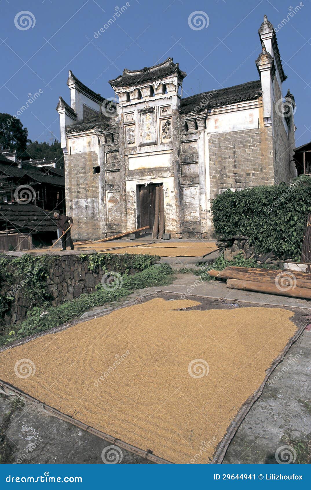 Ancestral temple in china stock image. Image of family - 29644941