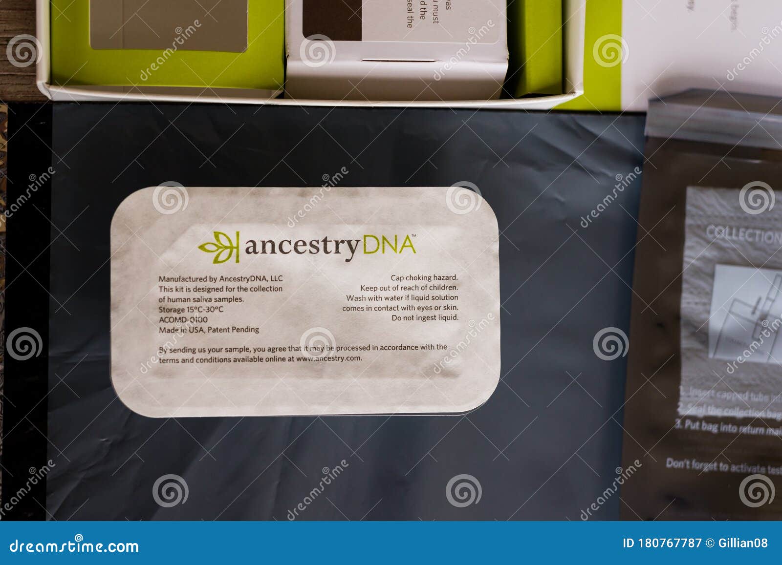 Ancestry DNA kit editorial photography. Image of order - 180767787