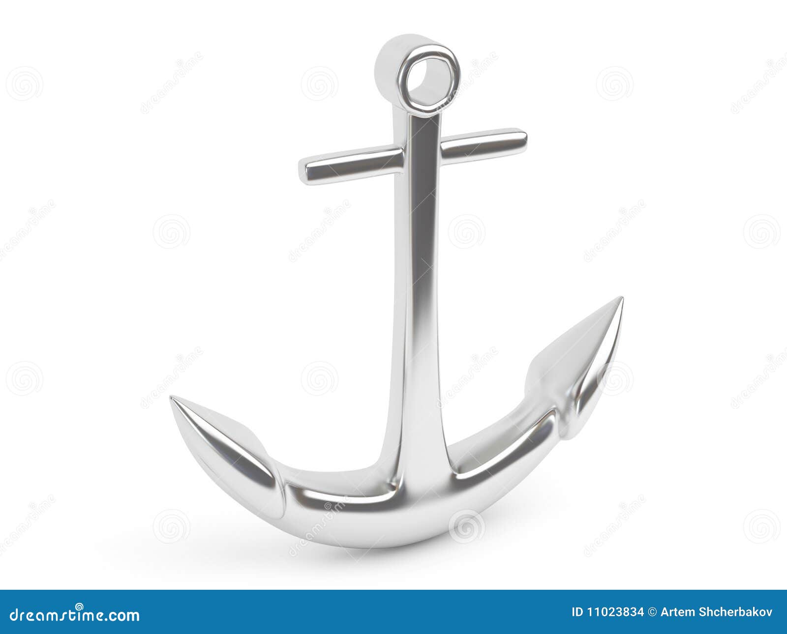 Anchor 3d stock illustration. Illustration of icon, nautical - 11023834