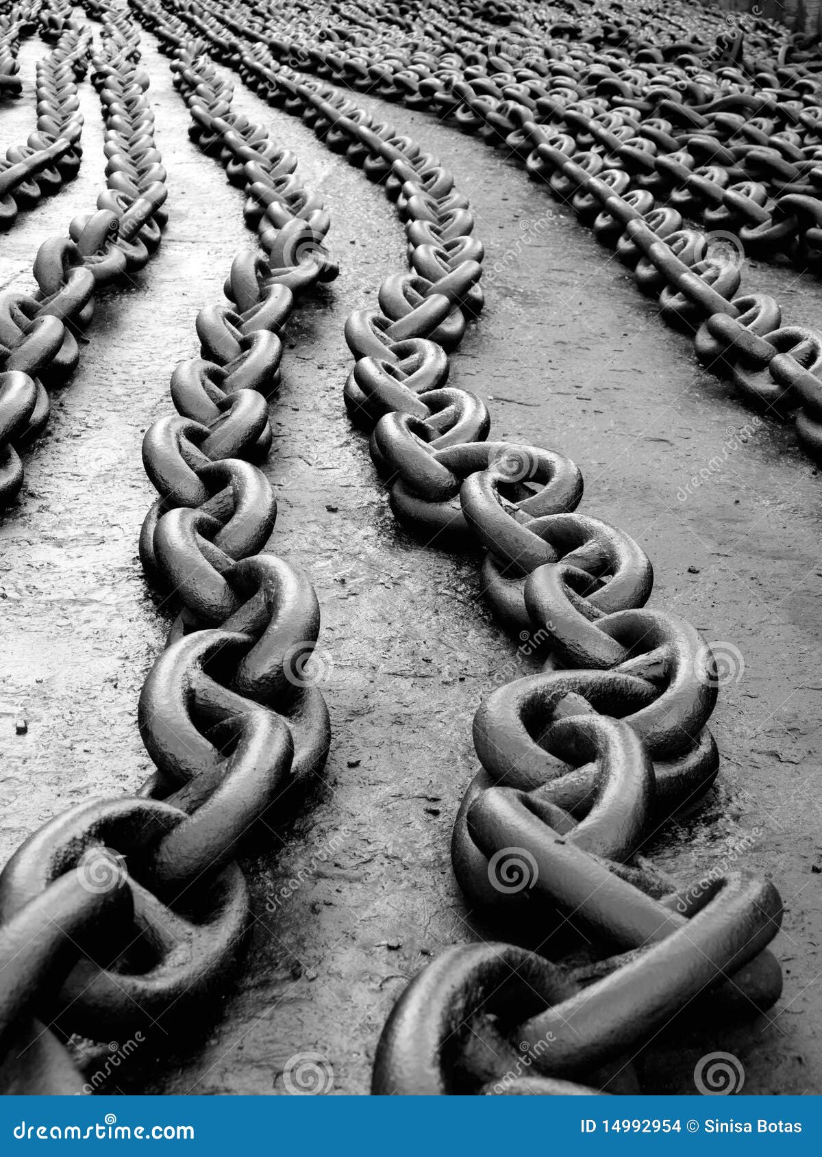 Anchor chain stock photo. Image of equipment, marine - 14992954