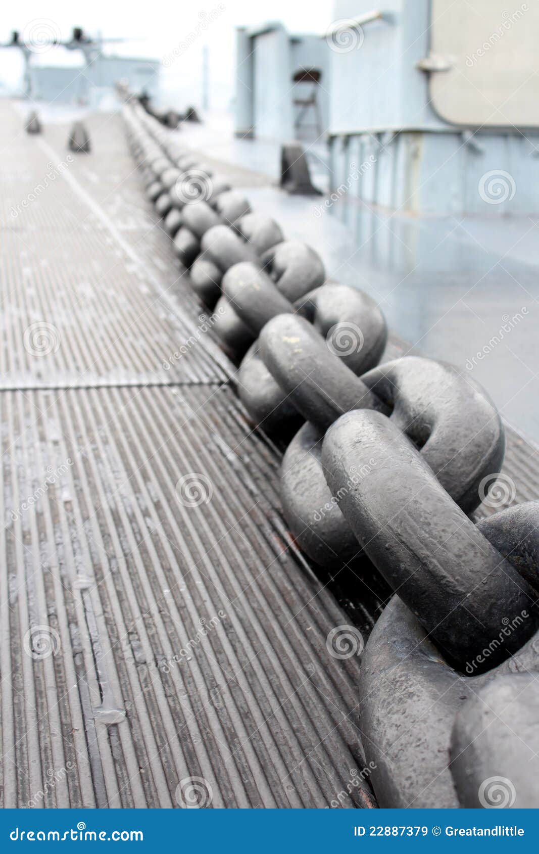 Anchor chain stock image. Image of iron, warship, chain - 22887379