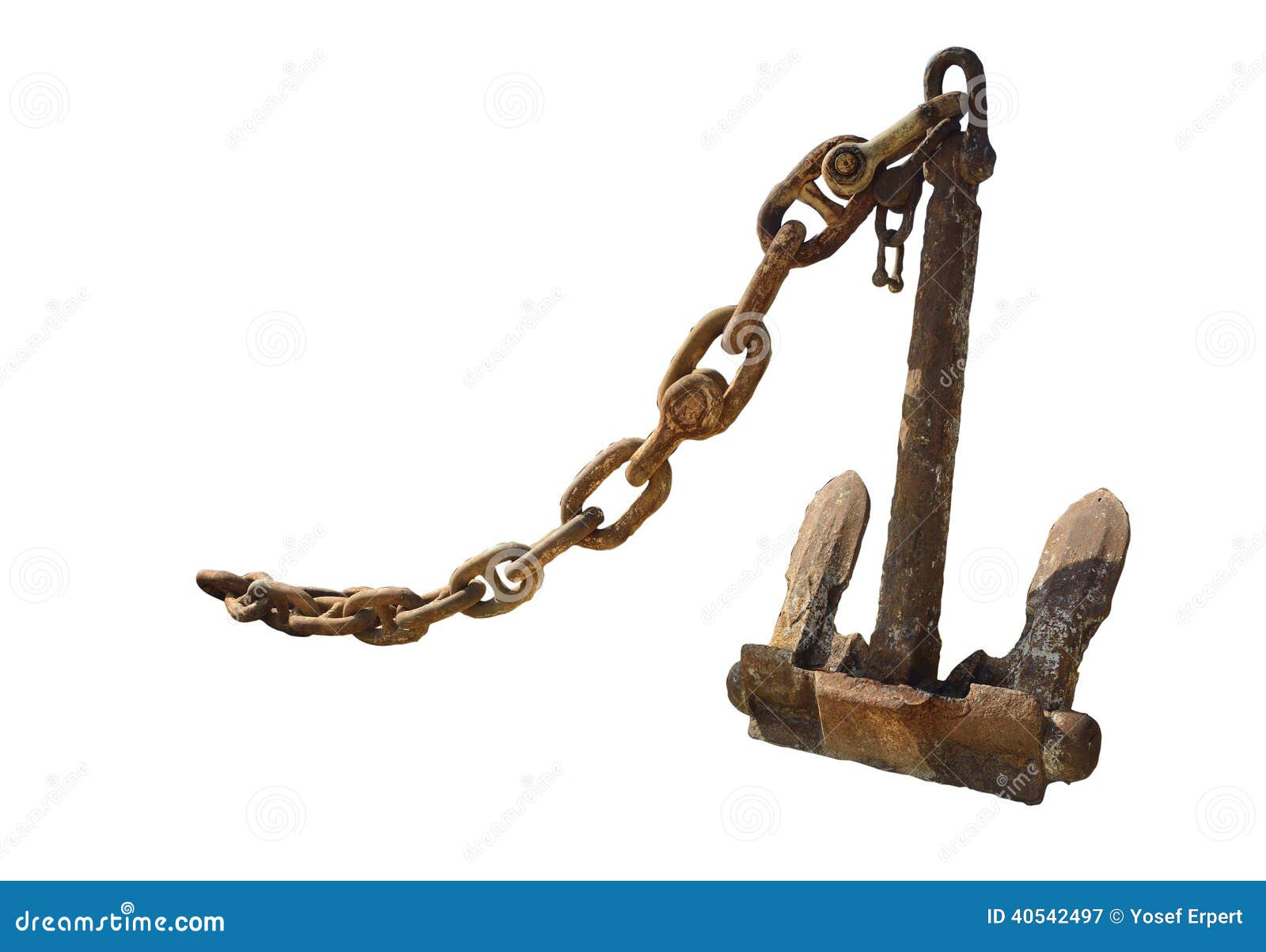 Anchor with chain stock image. Image of architecture - 40542497