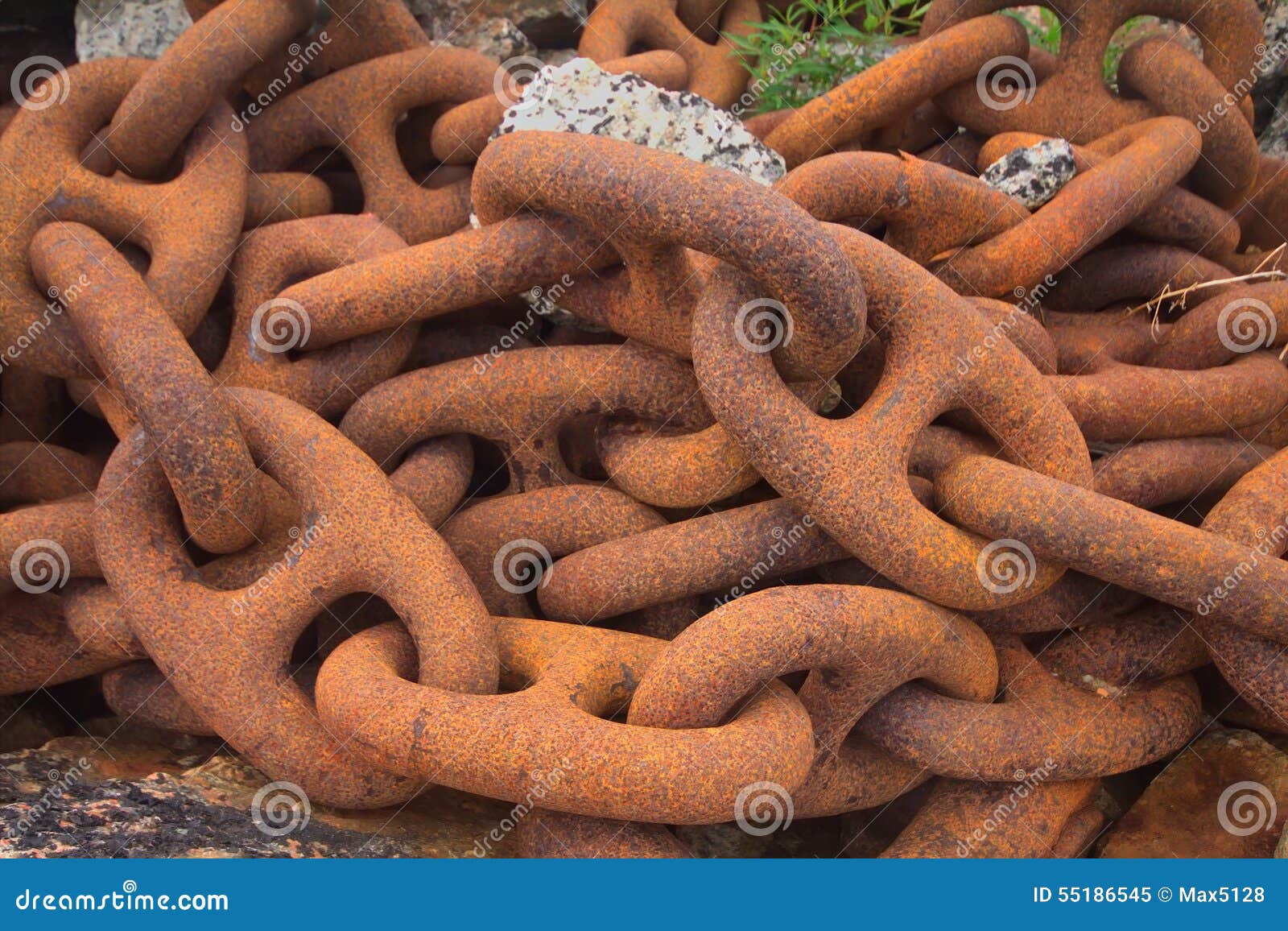 Anchor Chain from a Huge Ship Stock Image - Image of ocean, shiny: 55186545