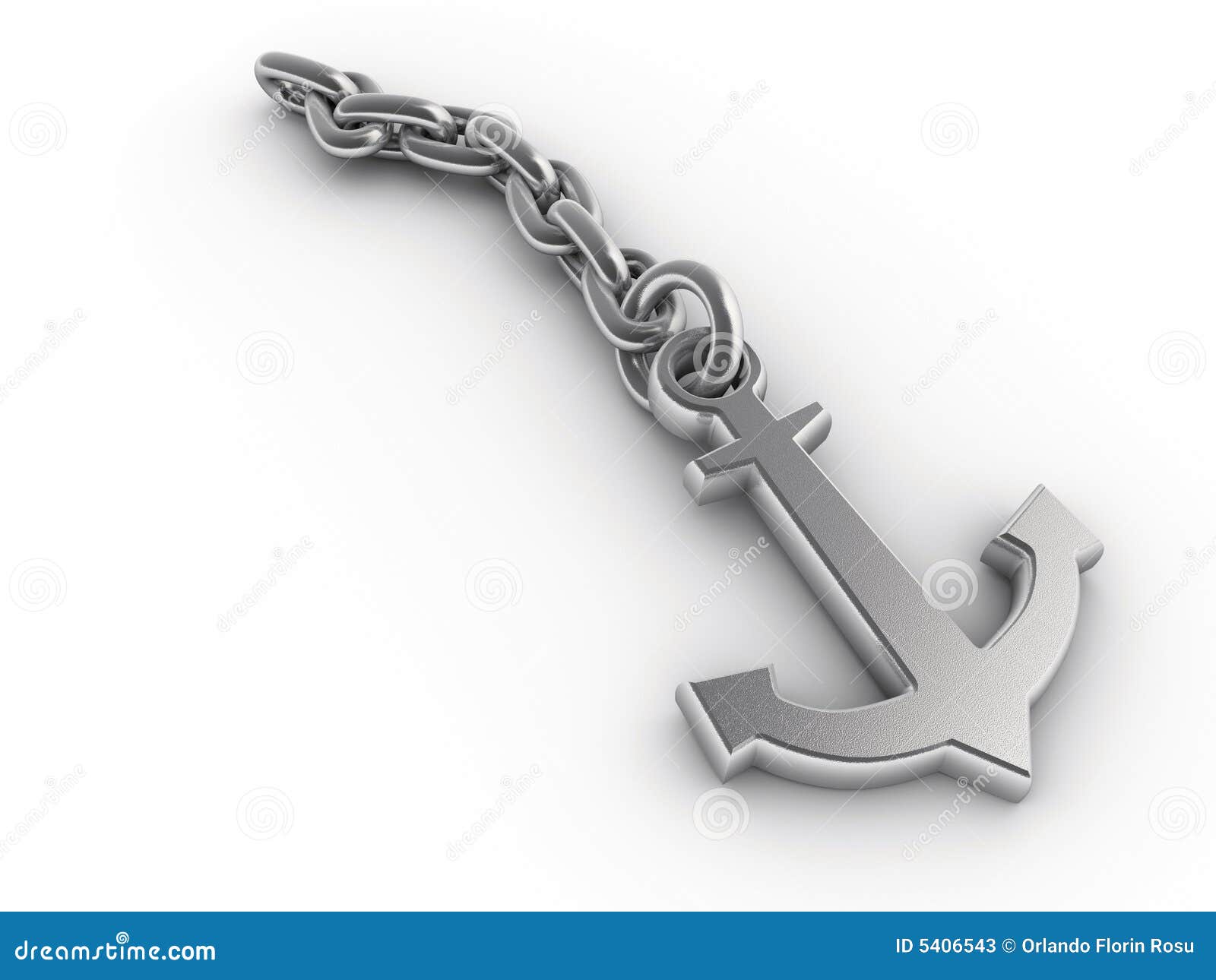 Anchor and chain2 stock illustration. Illustration of chain - 5406543