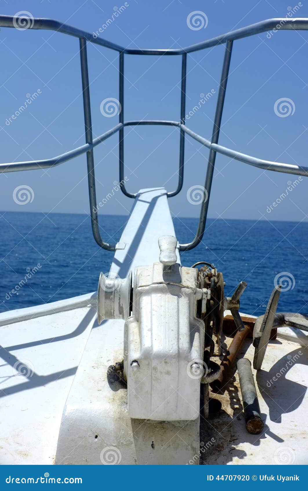 Bow Pulpit On A Fishing Boat Royalty-Free Stock Photo | CartoonDealer ...