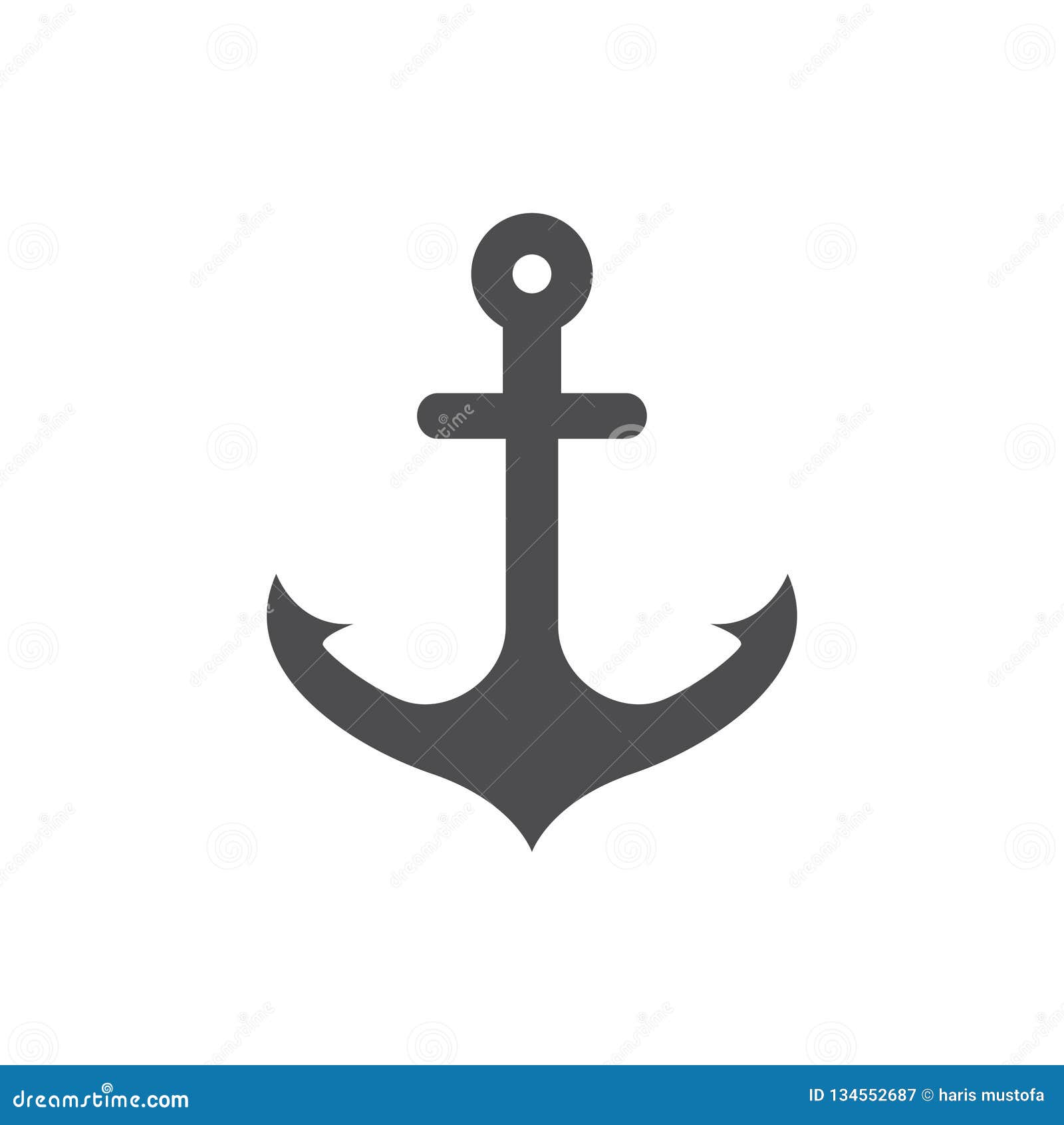 Anchor Graphic Design Template Stock Vector - Illustration of sign ...