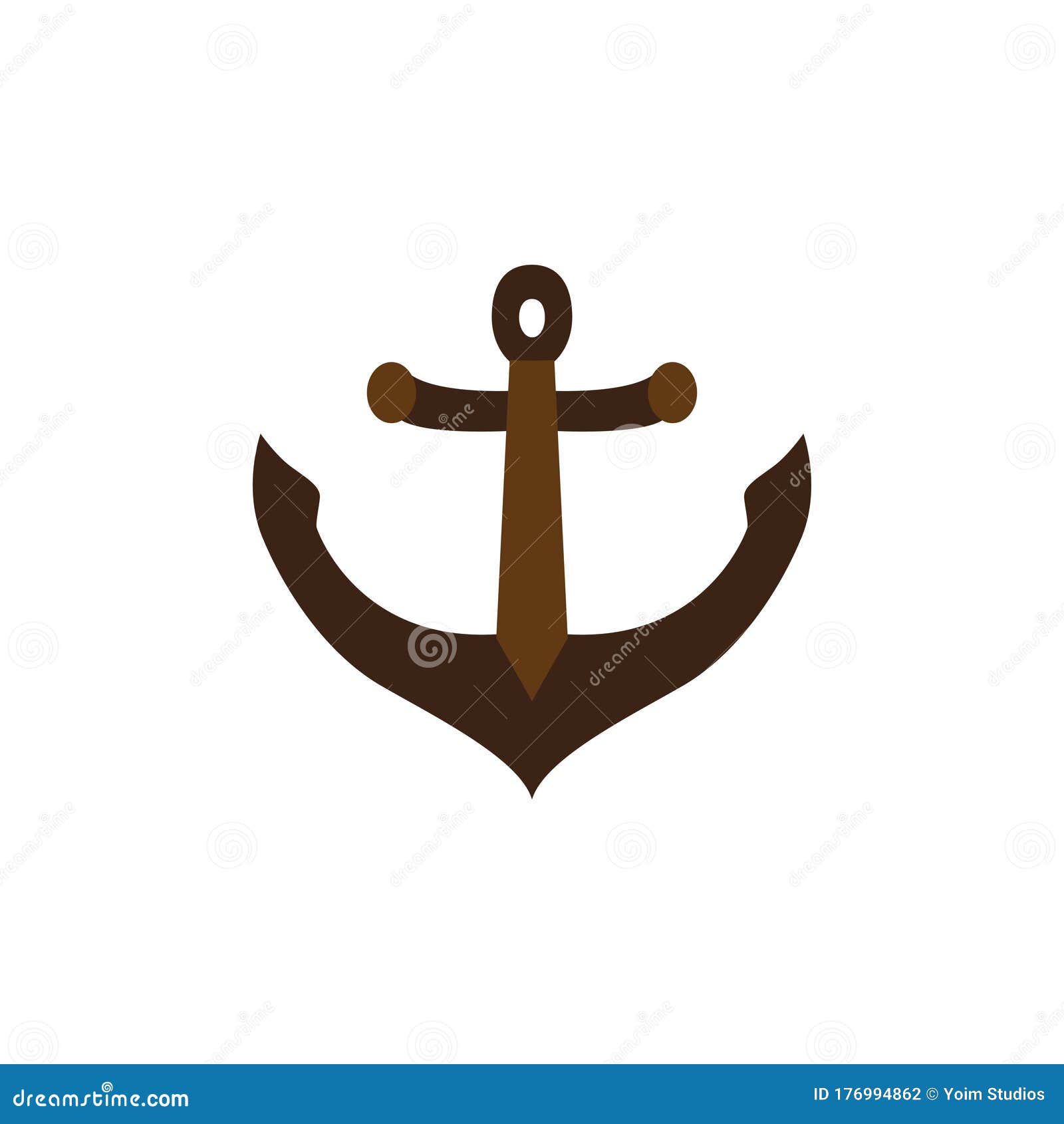 Anchor Graphic Design Template Vector Isolated Stock Vector ...