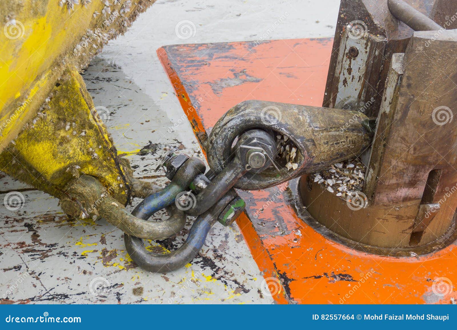 Anchor Handling stock photo. Image of seaman, horizontal - 82557664
