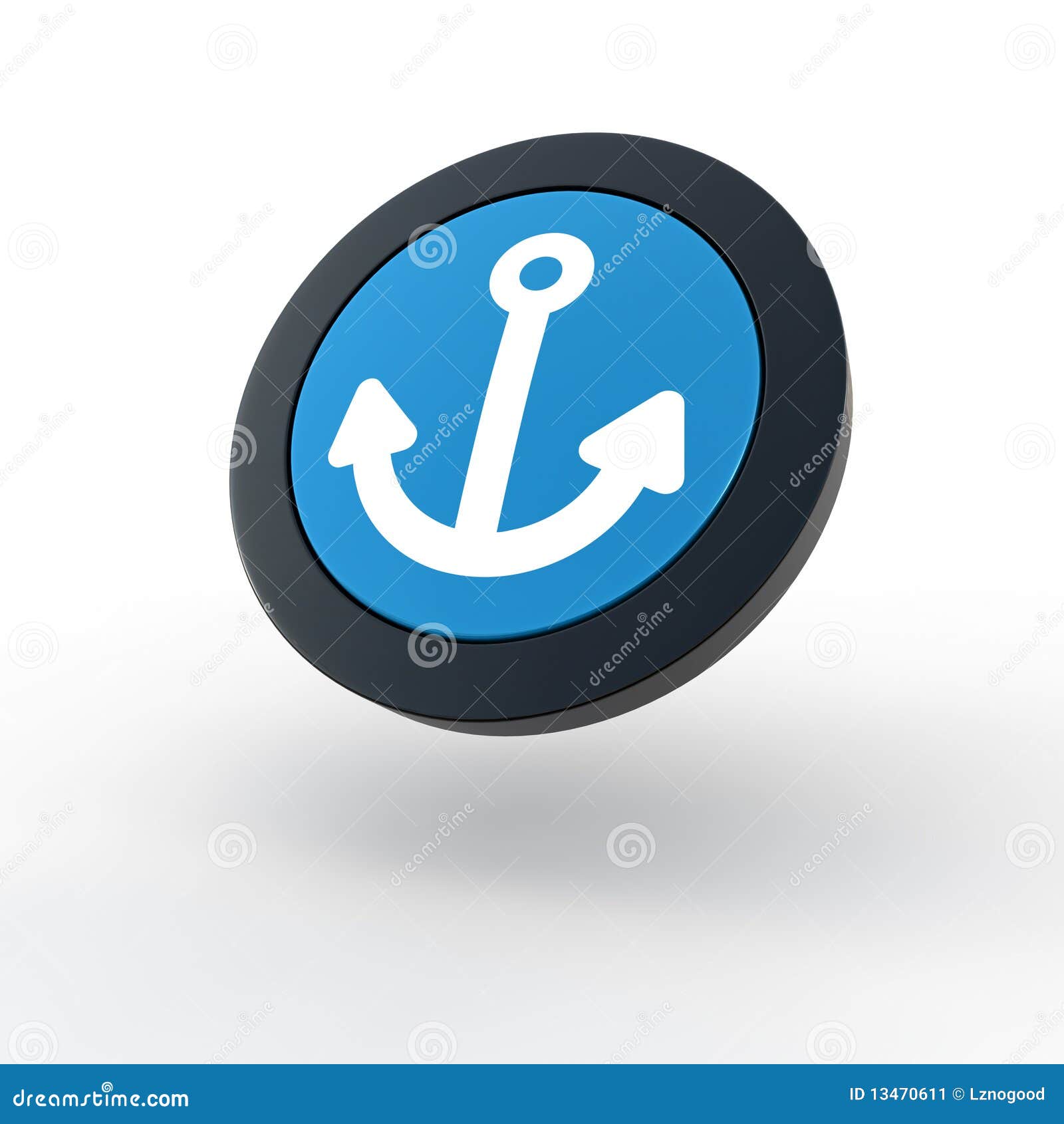 Anchor icon stock illustration. Illustration of abstract - 13470611