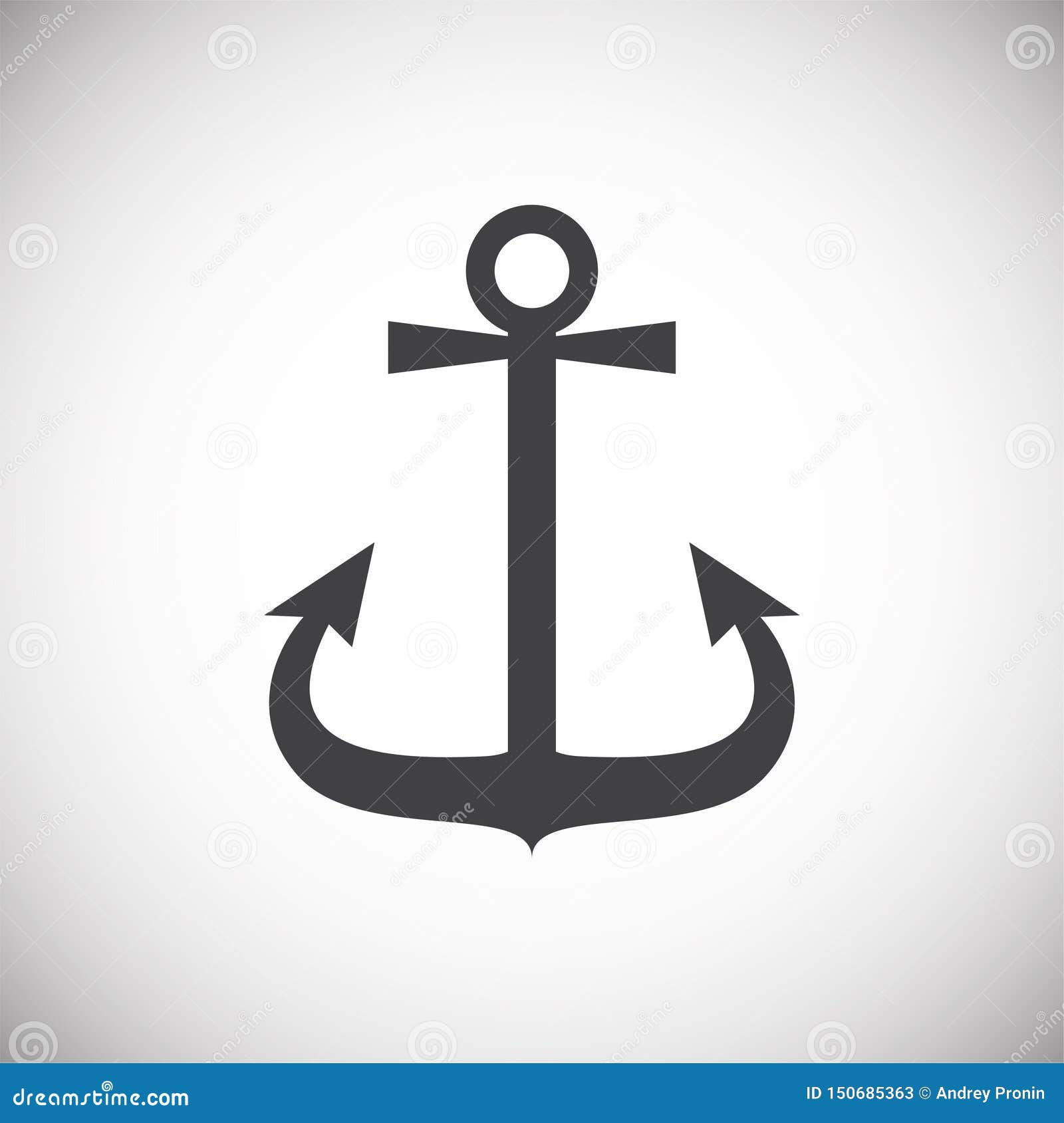 Anchor Icon on Background for Graphic and Web Design. Simple ...
