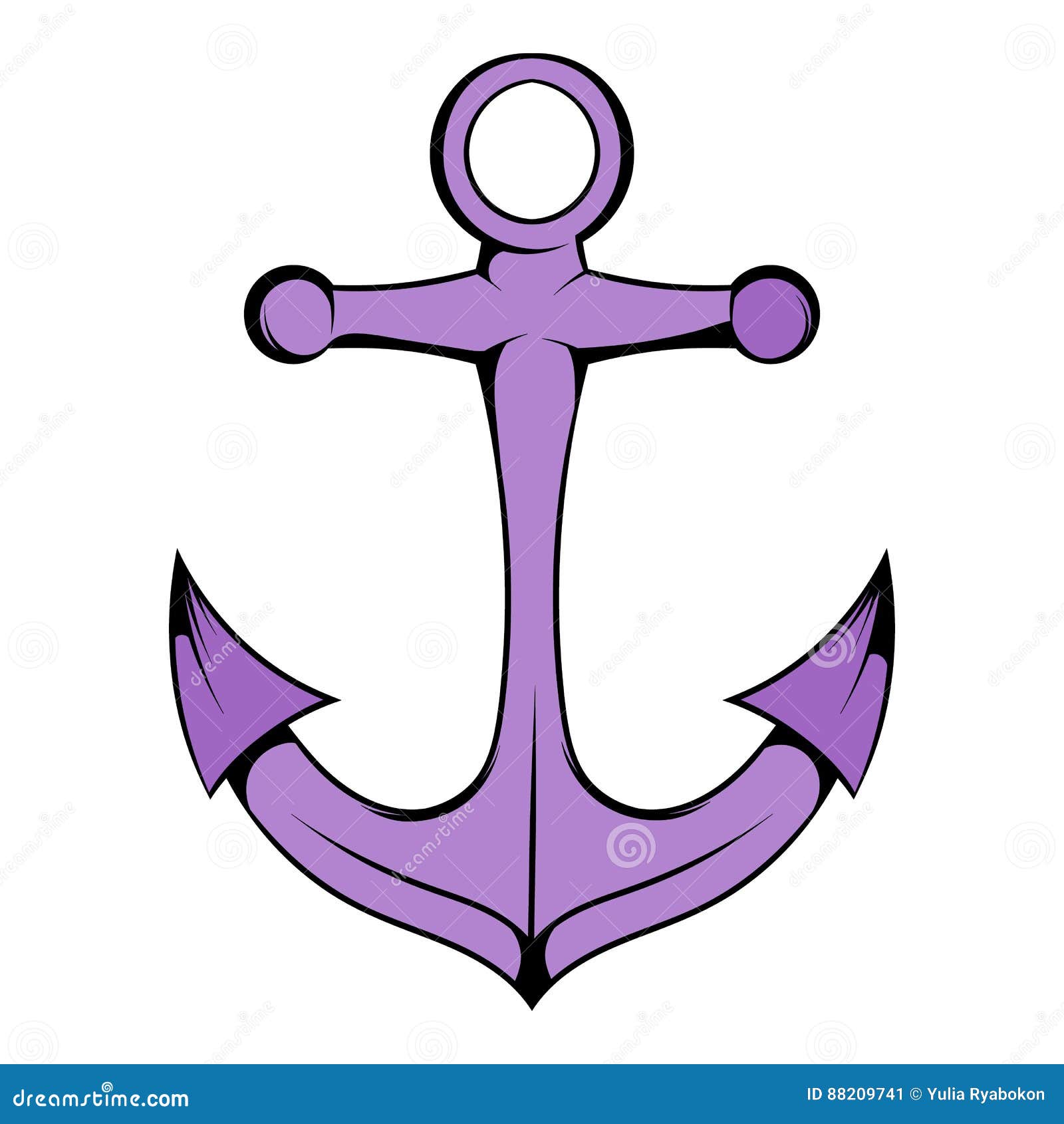 Anchor Icon in Icon Cartoon Stock Vector - Illustration of icon ...
