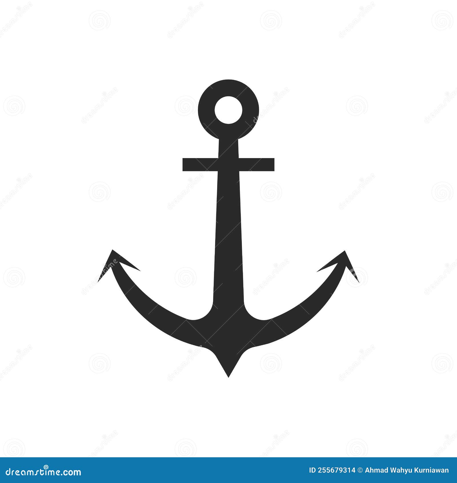 Anchor illustration design stock vector. Illustration of isolated ...