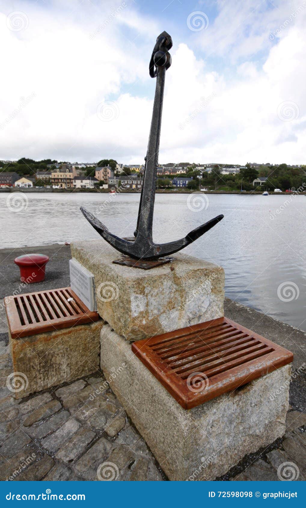 Anchor Memory Monument in Kinsale Harbour Stock Photo - Image of ...