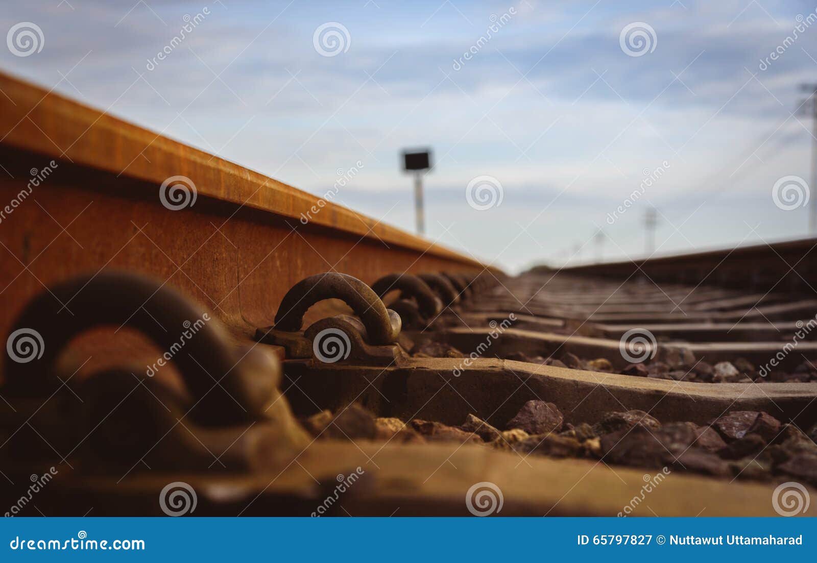 Anchor rail equipment. stock image. Image of selective - 65797827