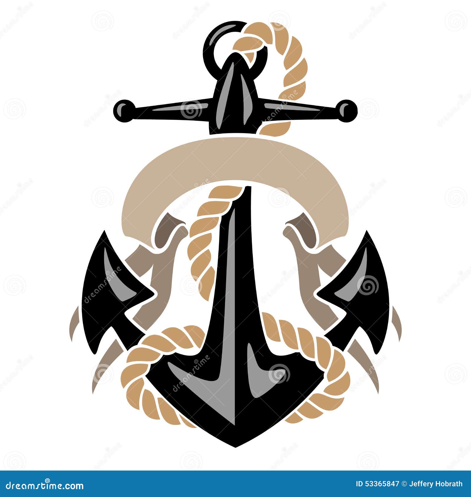 Anchor Banner Rope Stock Illustrations – 2,398 Anchor Banner Rope Stock ...