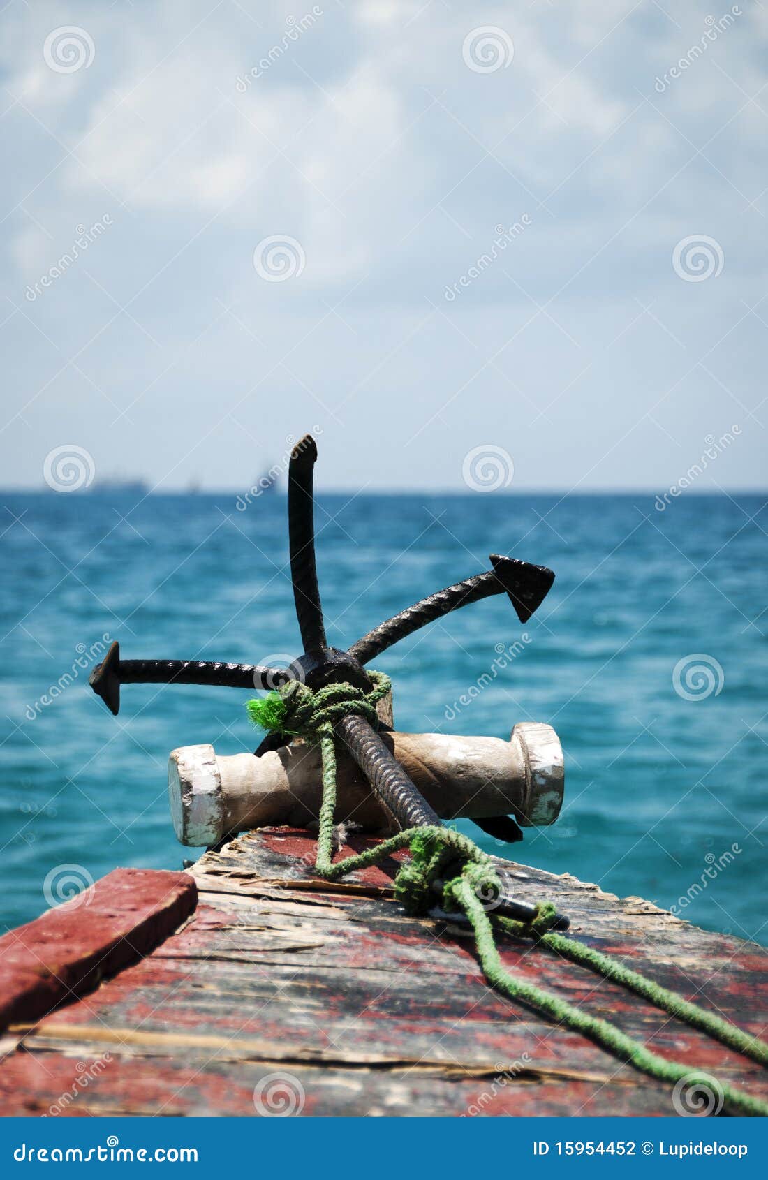 Anchor At Sea Stock Photography - Image: 15954452
