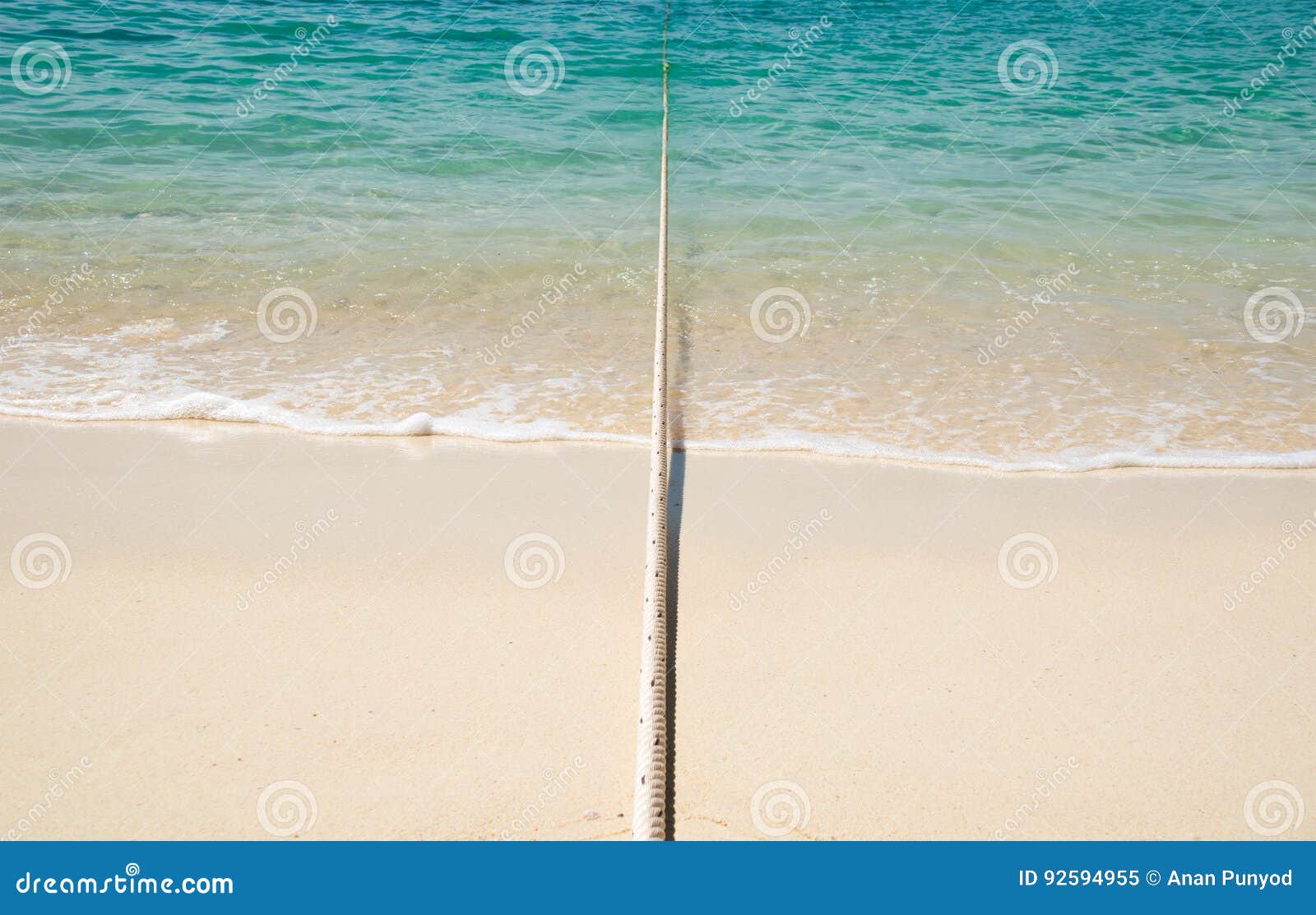 Anchor String Rope from Sea To Beach Stock Image - Image of beach, rust ...