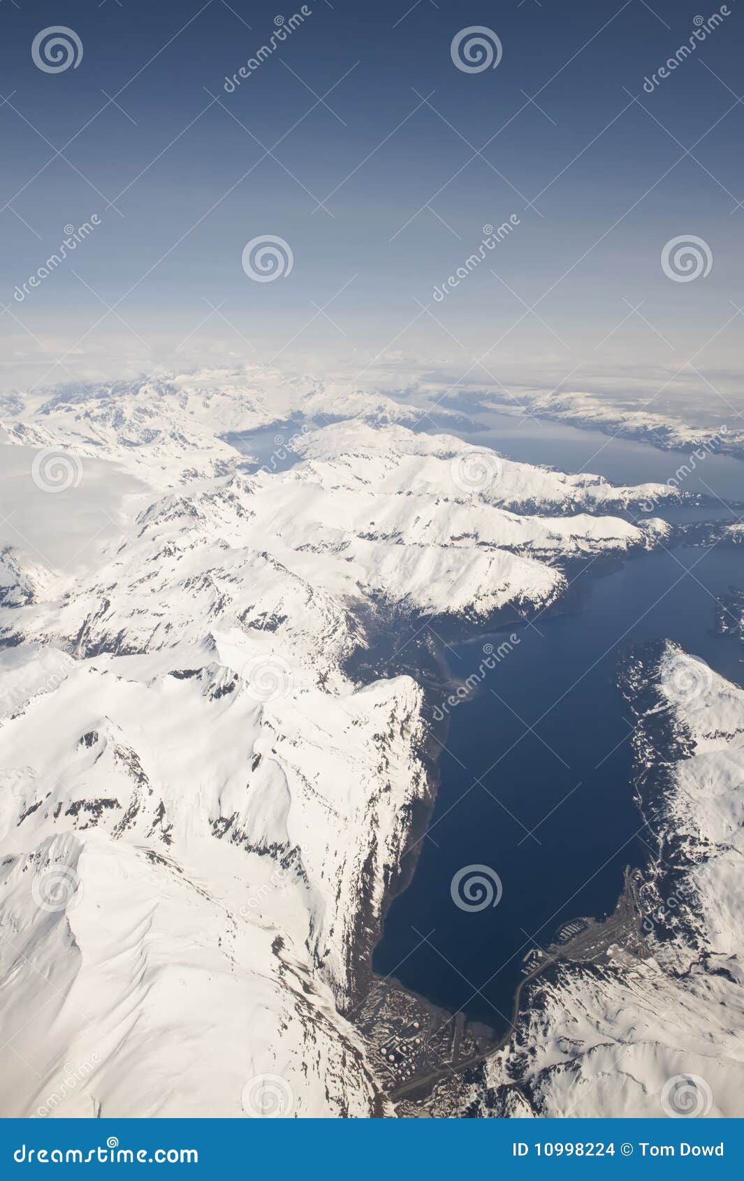 Anchorage aerial stock photo. Image of america, coastline - 10998224