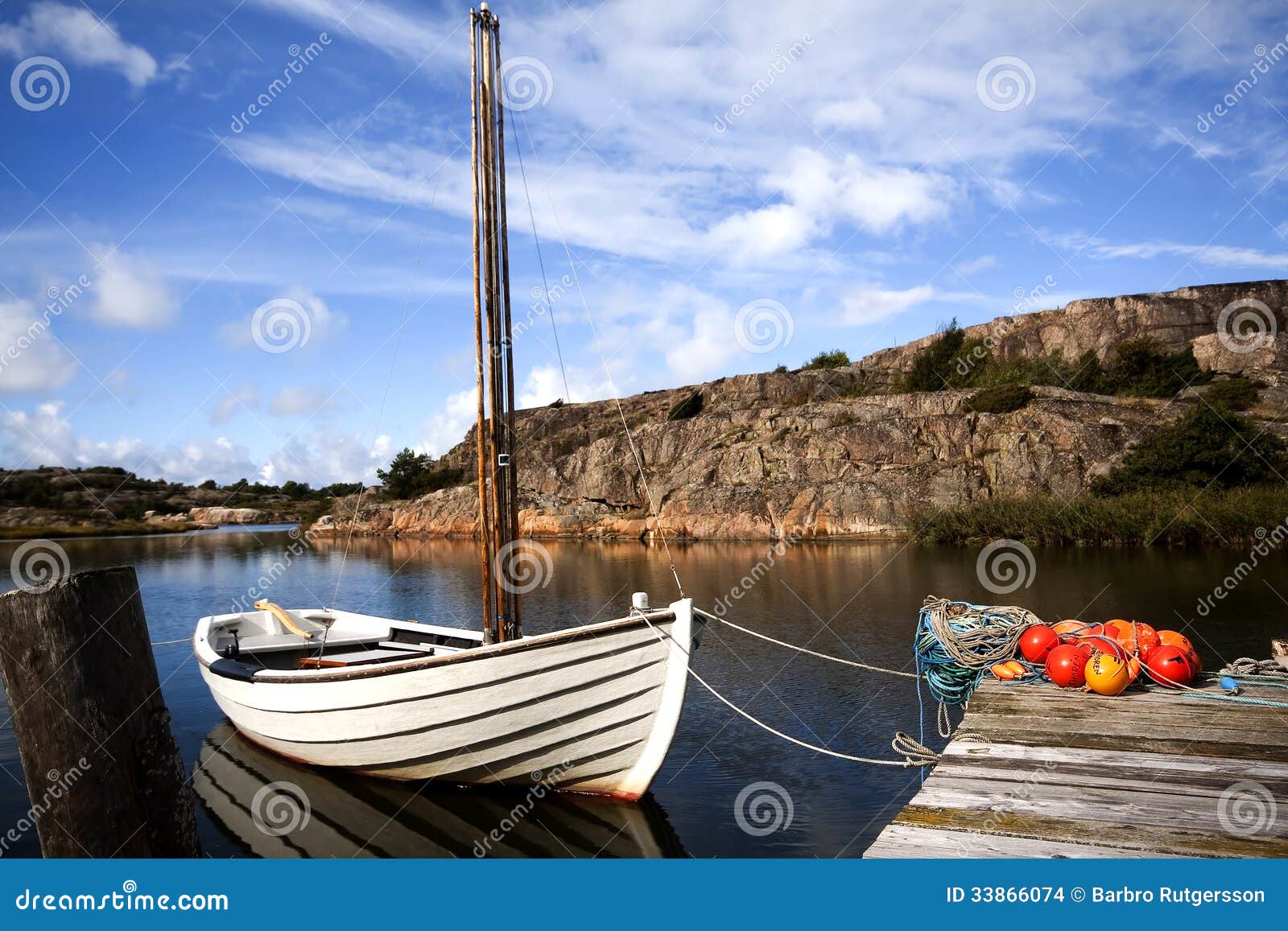 Anchored stock photo. Image of float, jetty, seascapeblank - 33866074