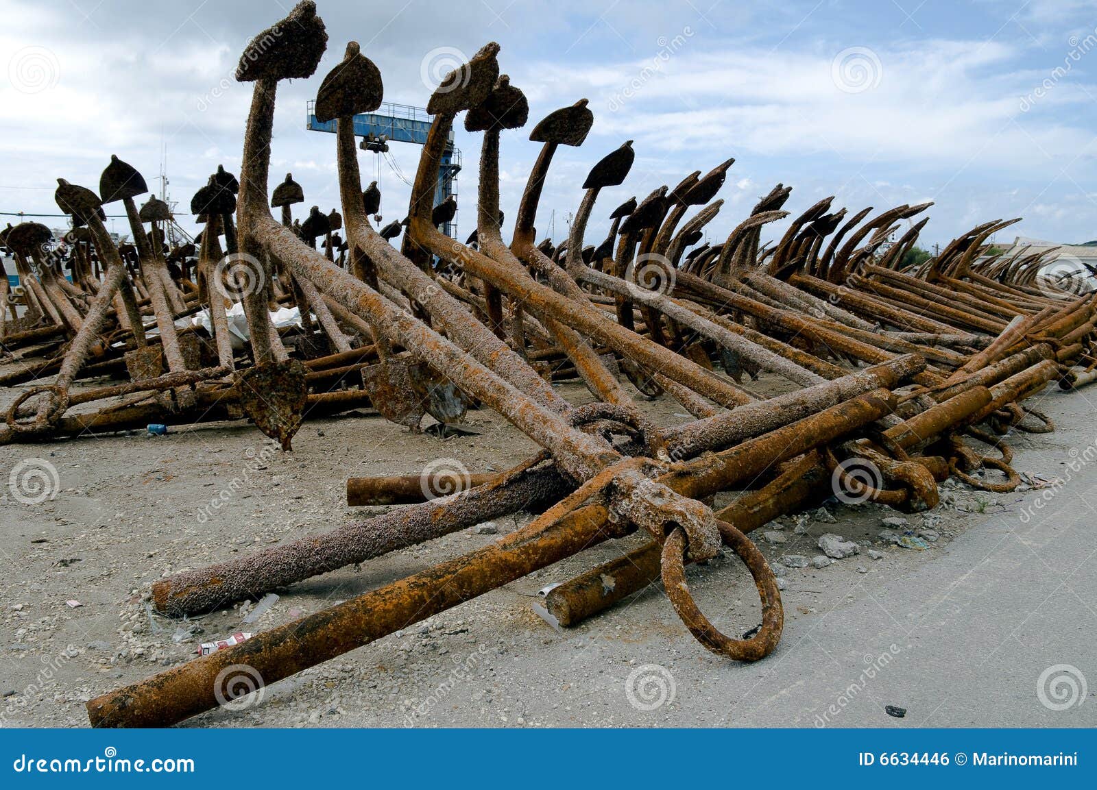 Anchors stock photo. Image of used, anchors, rust, andalucia - 6634446