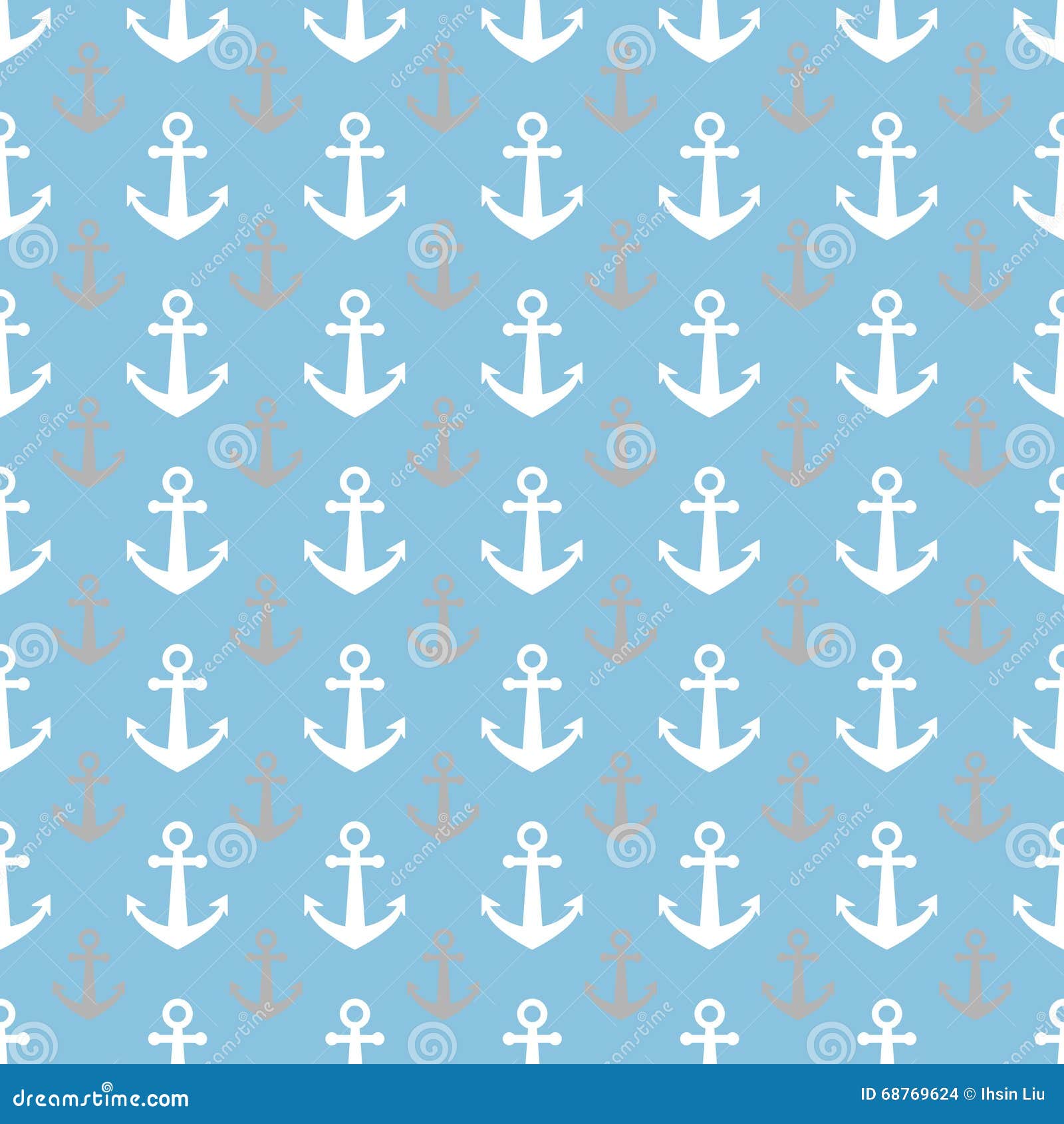 Anchors background. stock illustration. Illustration of design - 68769624