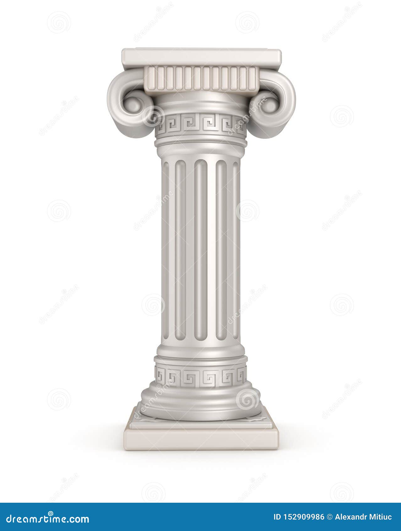 Ancien Pilier, Illustration 3D Illustration Stock - Illustration du ...