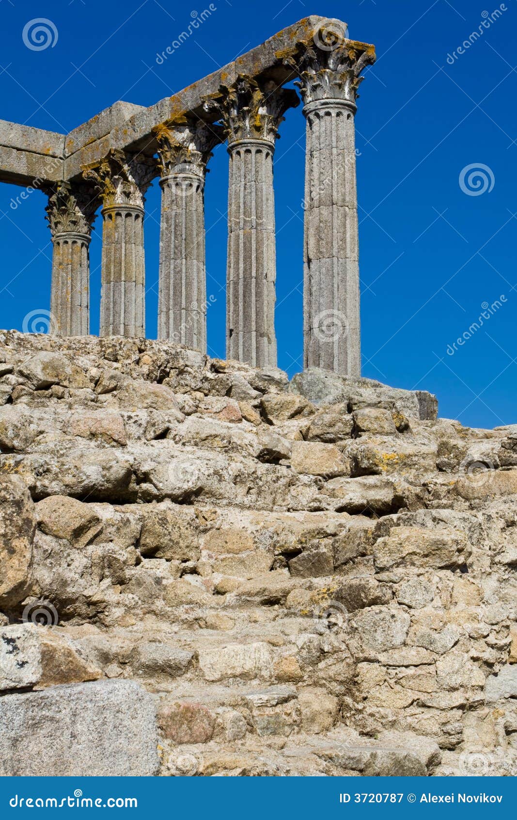 Ancient 1st Century Roman Temple Stock Image - Image of granite ...