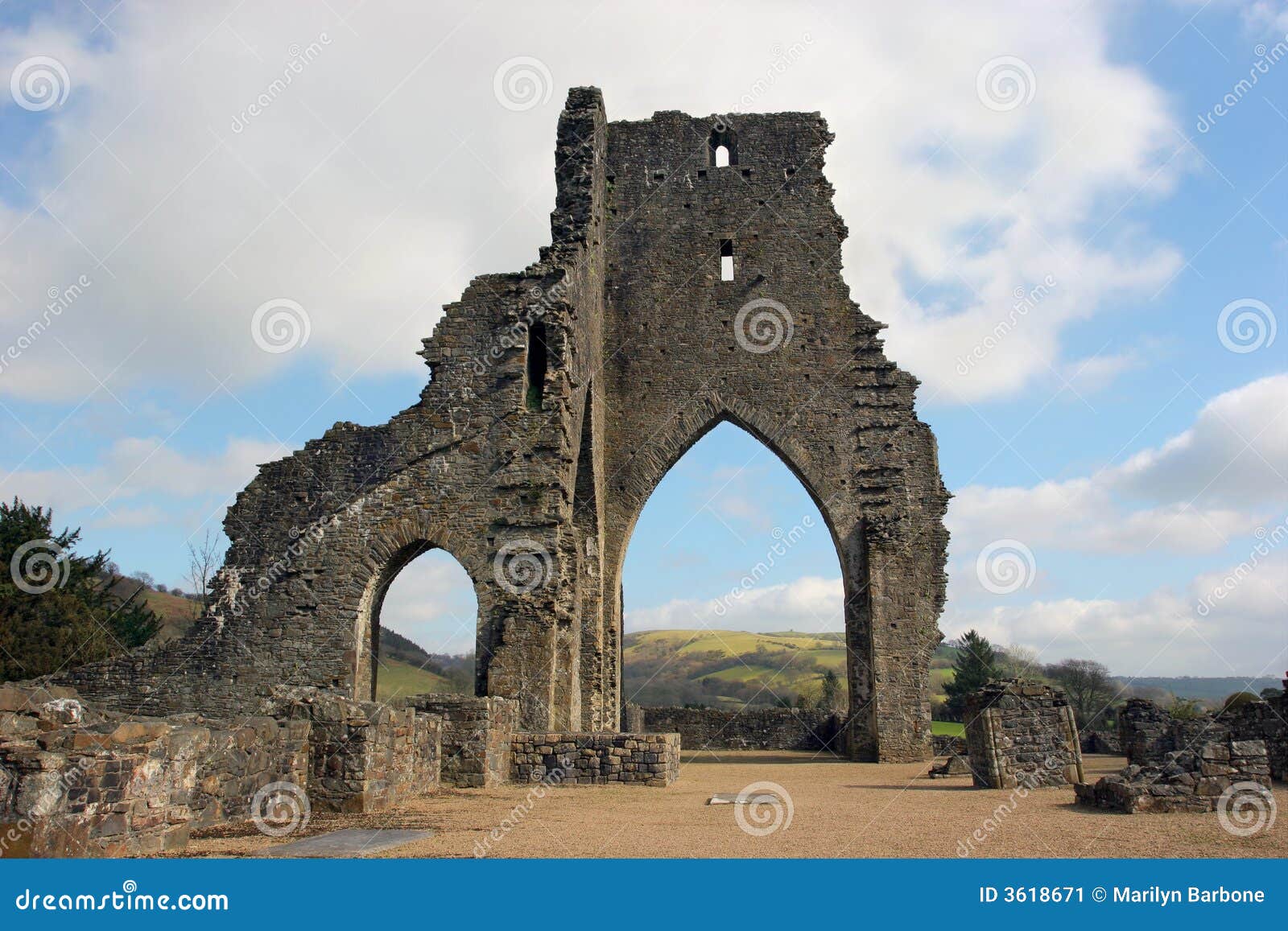 Ancient Abbey stock image. Image of building, christianity - 3618671