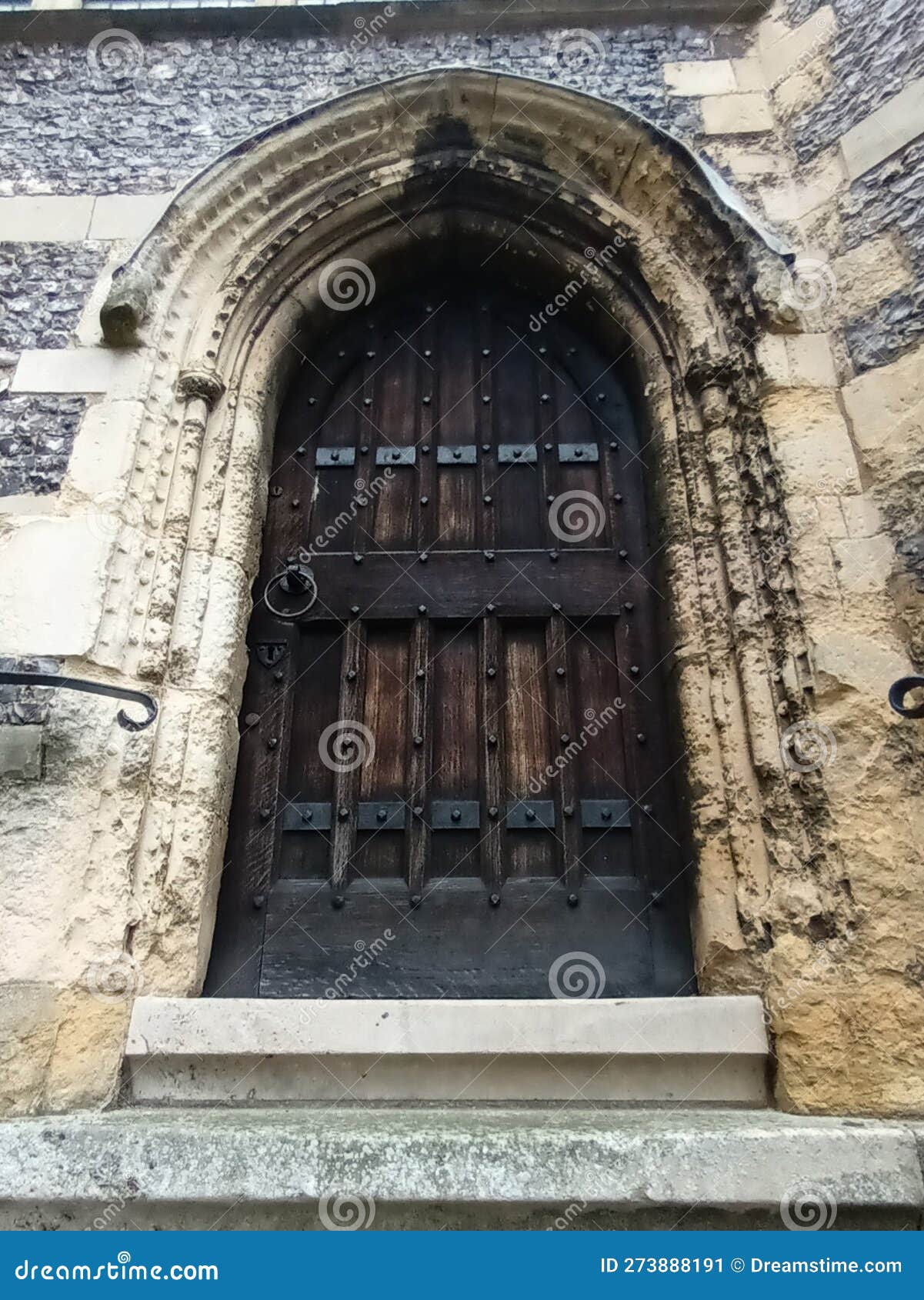 Ancient Abbey Door and Steps Stock Image - Image of chapel, ruins ...