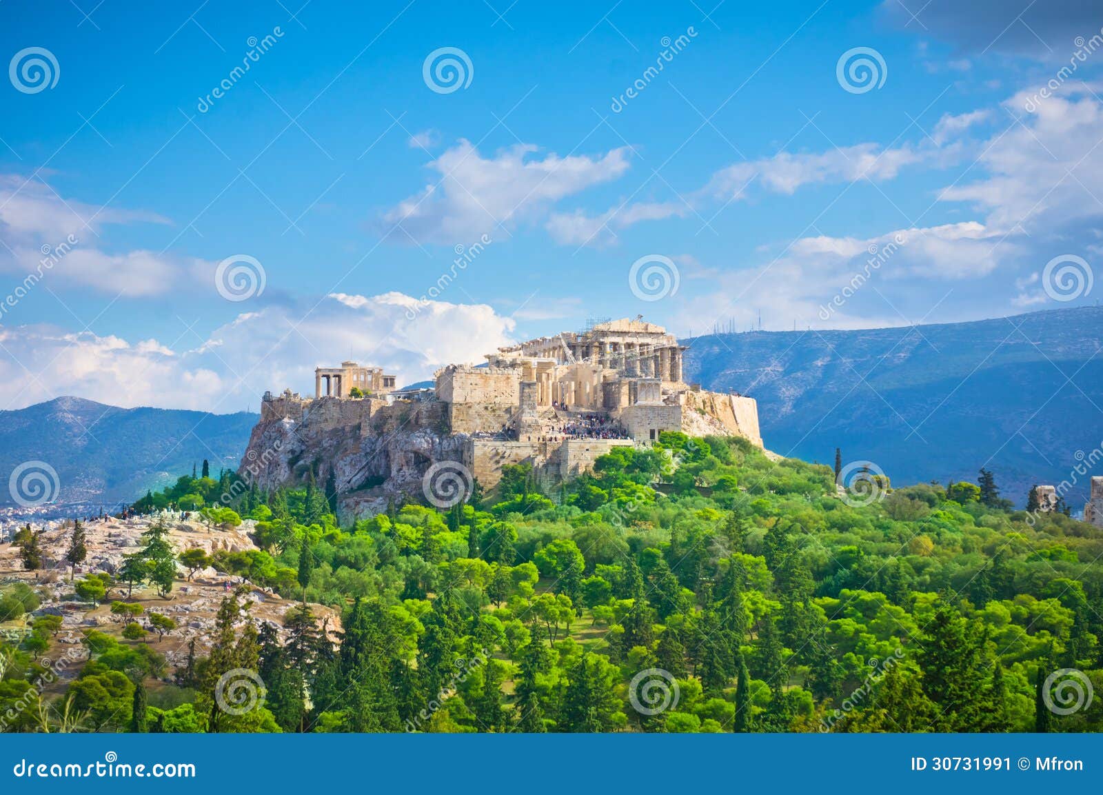 Ancient Acropolis, Athens, Greece Stock Image - Image of athens ...