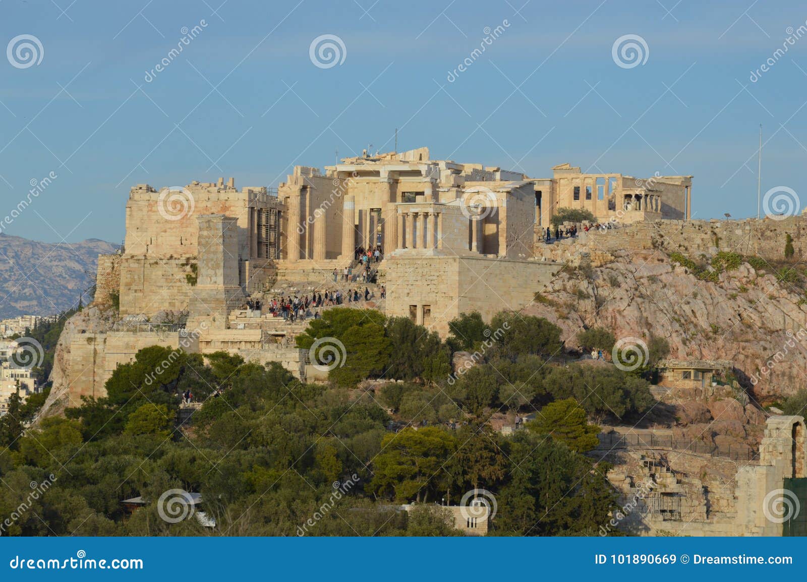 Ancient, acropolis stock image. Image of acropolis, athena - 101890669
