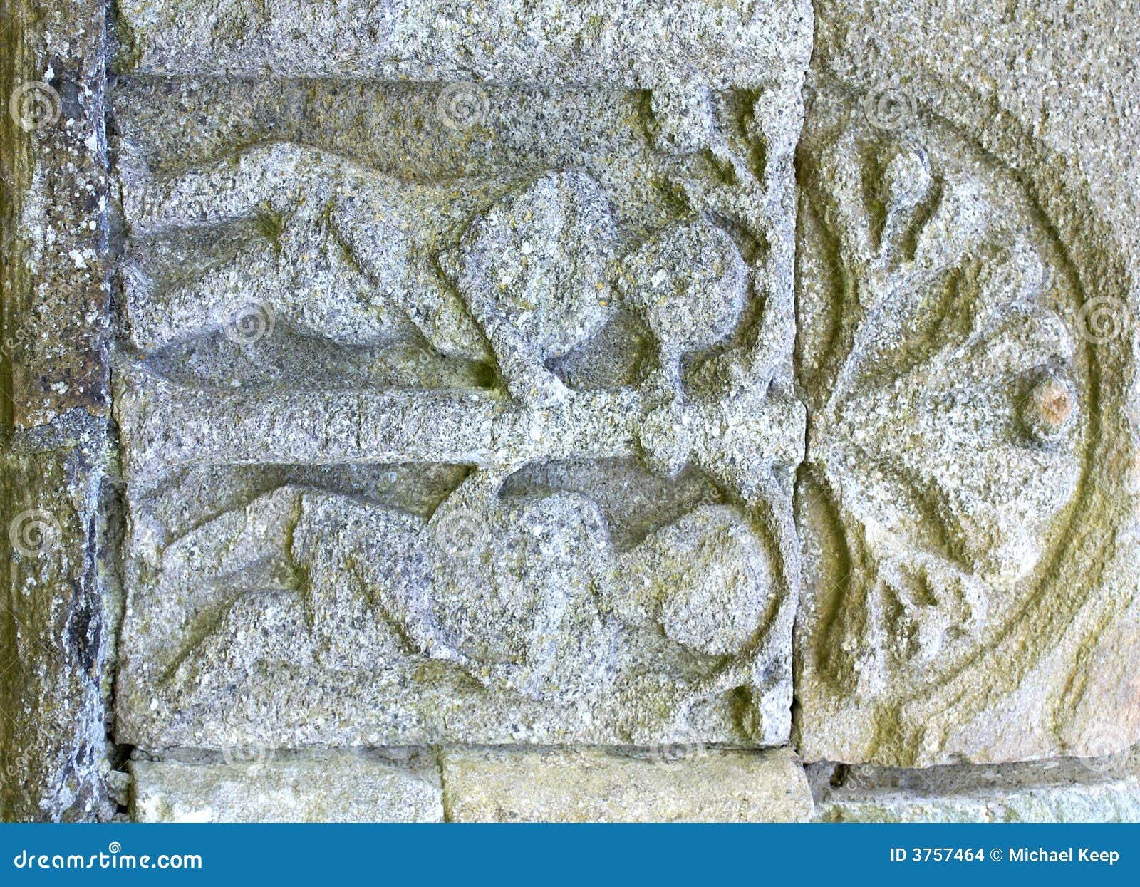 Ancient Adam and Eve, Ireland Stock Photo - Image of christian, granite ...