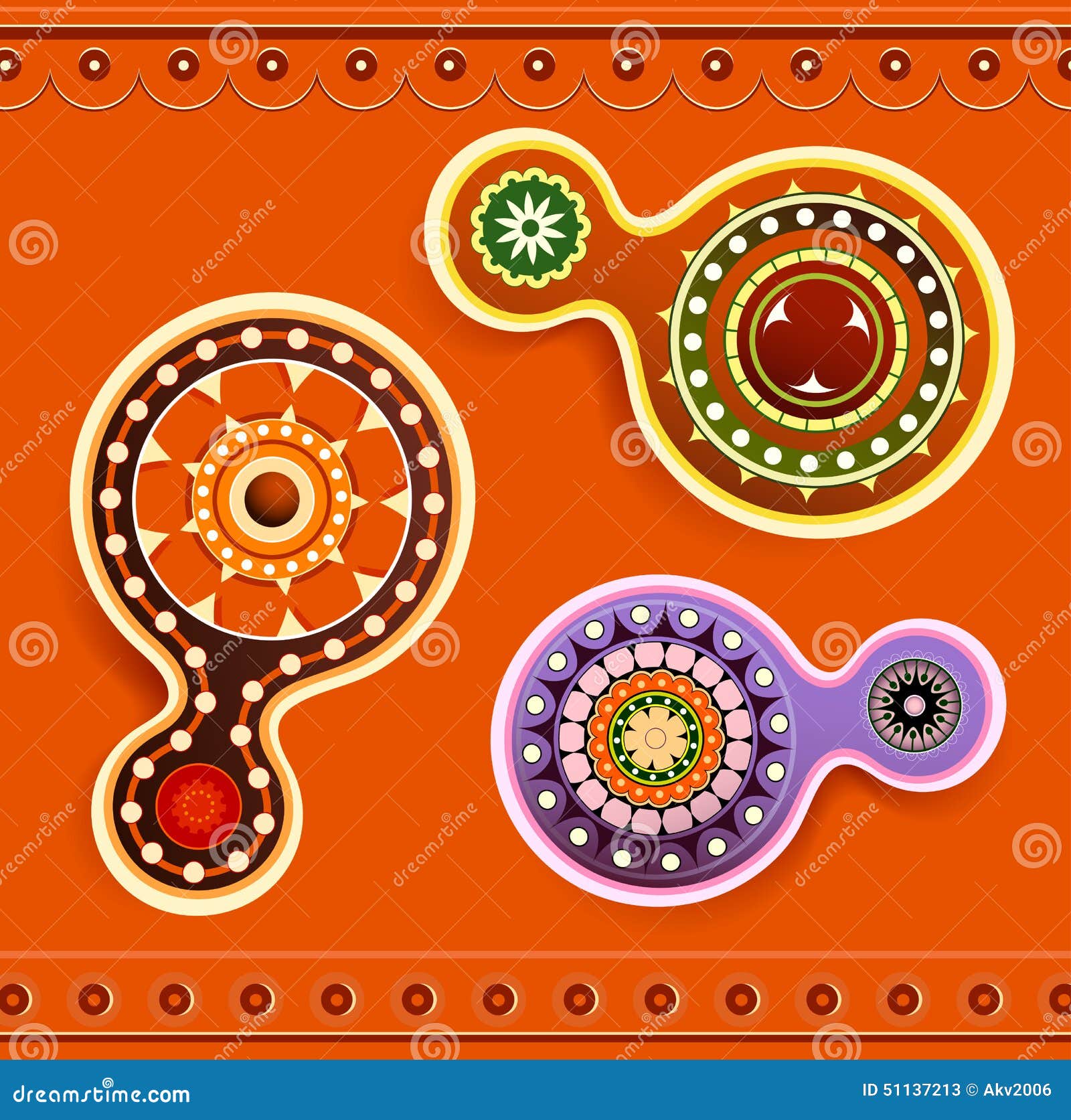 Ancient African Design Element Stock Vector - Illustration of pattern ...