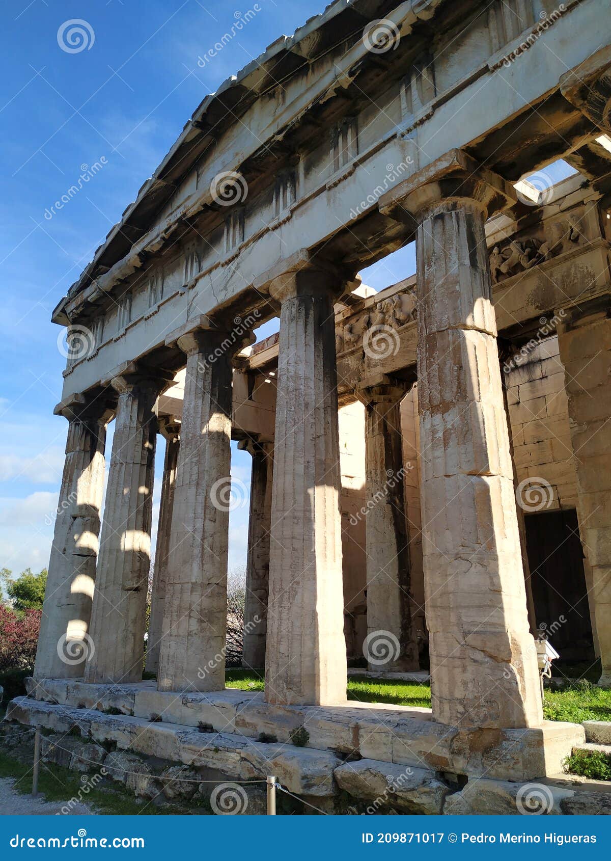 Ancient Agora of Athens stock image. Image of archaeology - 209871017
